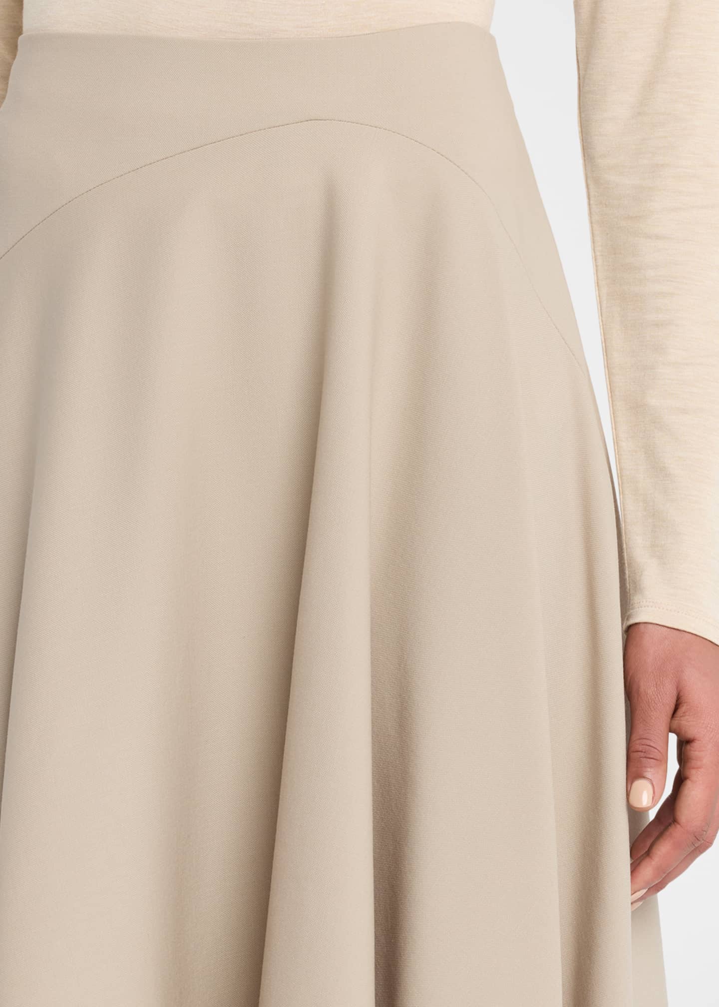 Lafayette 148 New York Handkerchief Wool Suiting Maxi Skirt - Bergdorf ...