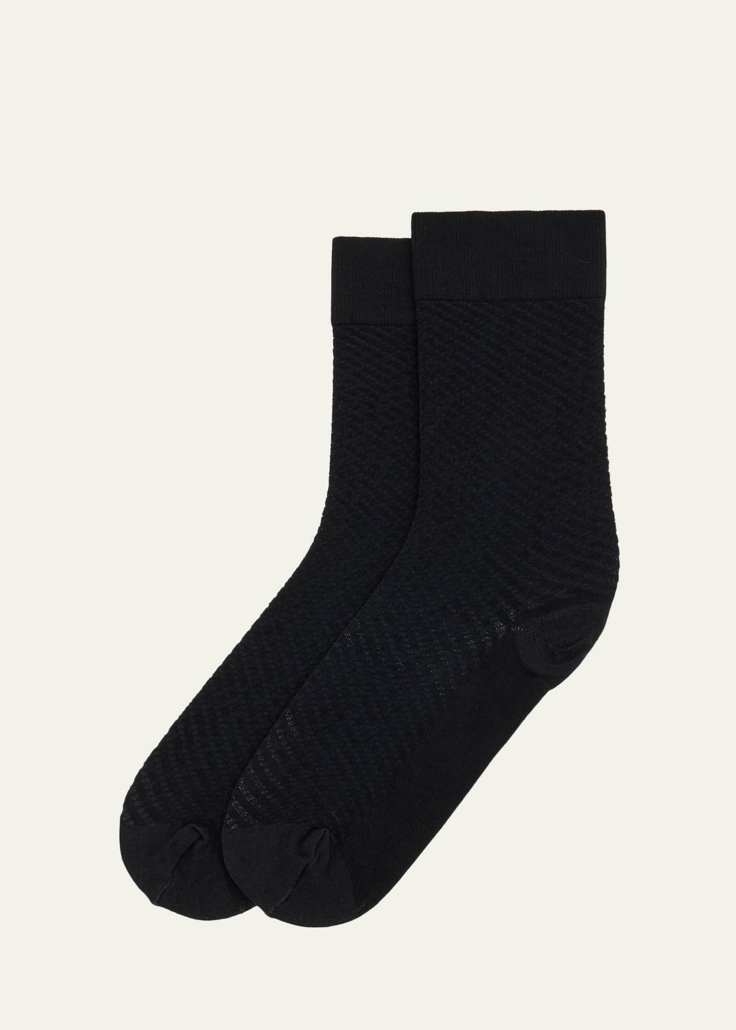 Wolford Merino Wool-Blend Dot Crew Socks - Bergdorf Goodman