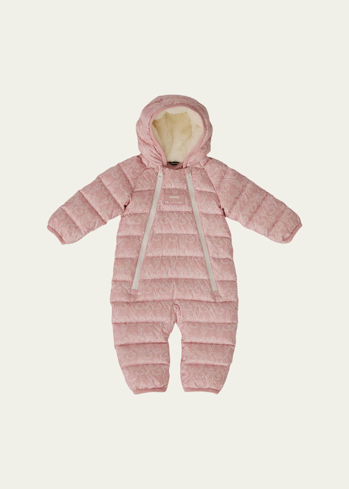 Mackage x Roller Rabbit Kid's Bambi Channel Quilt Down Snowsuit, Size ...