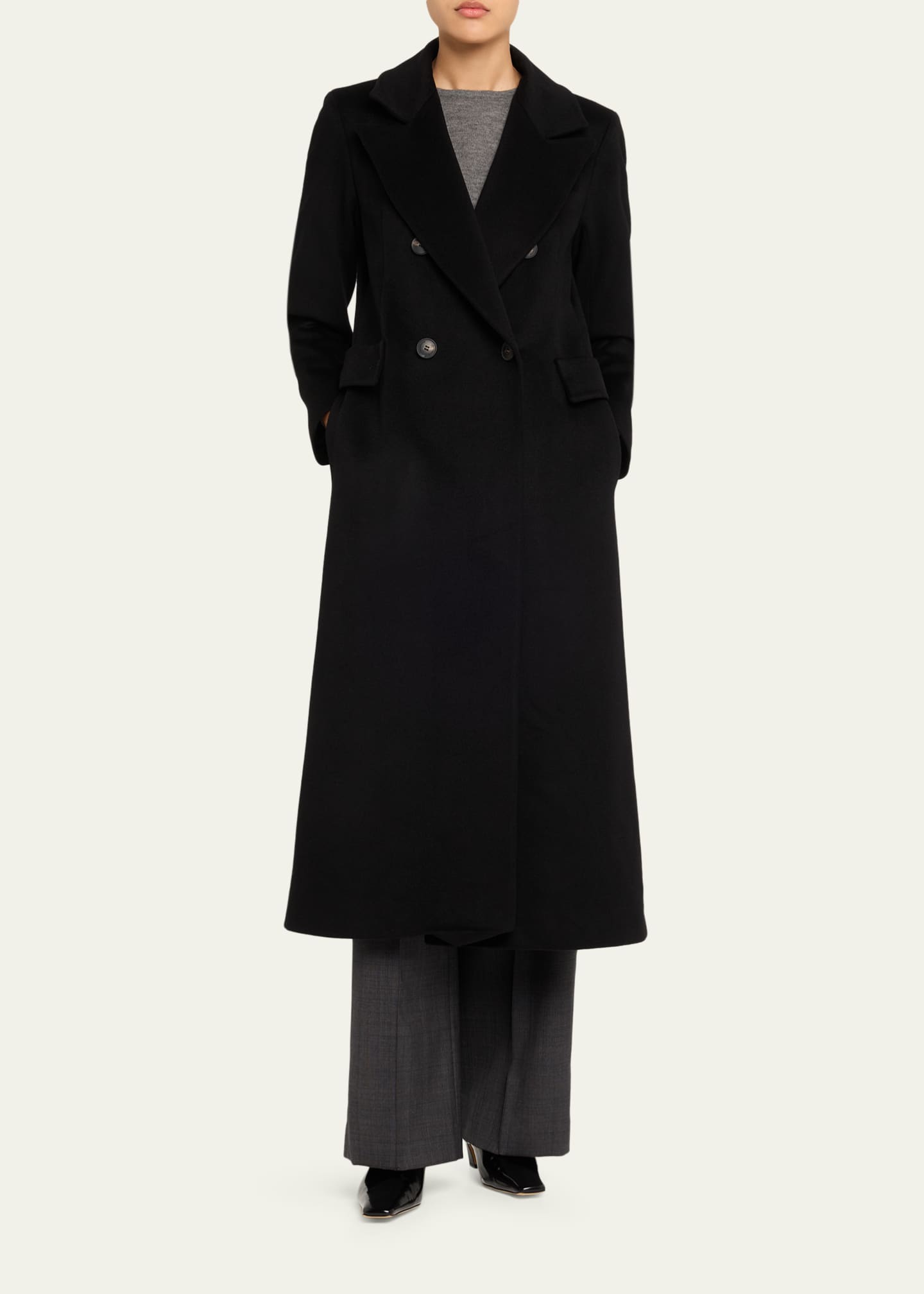 Fleurette Scarlett Italian Wool Maxi Coat - Bergdorf Goodman