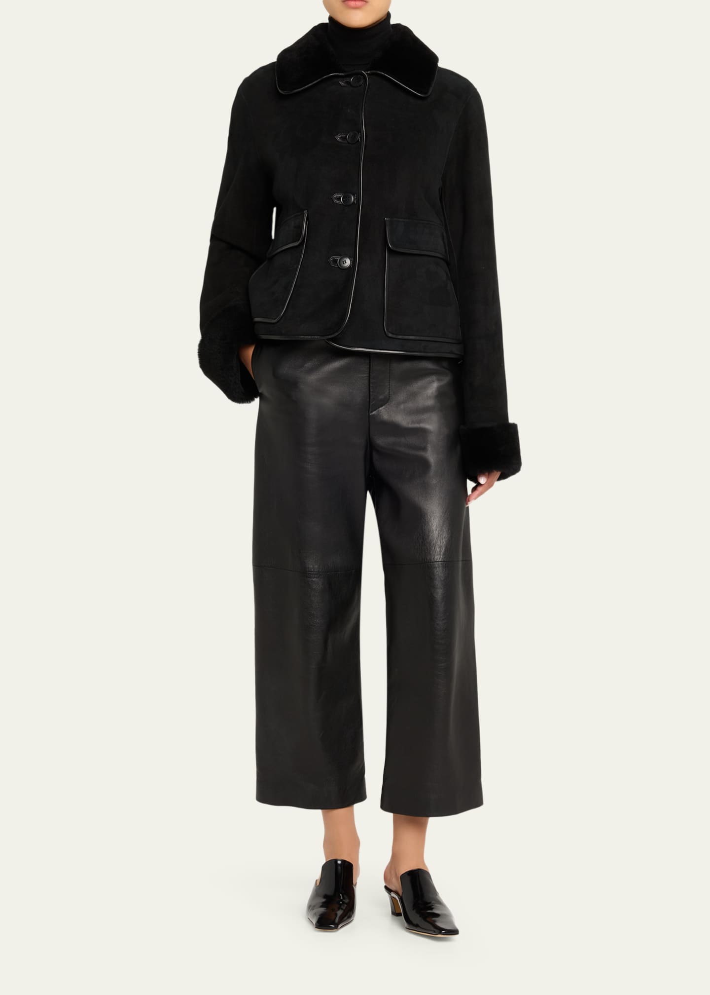 Fleurette Rowan Shearling Barn Jacket - Bergdorf Goodman