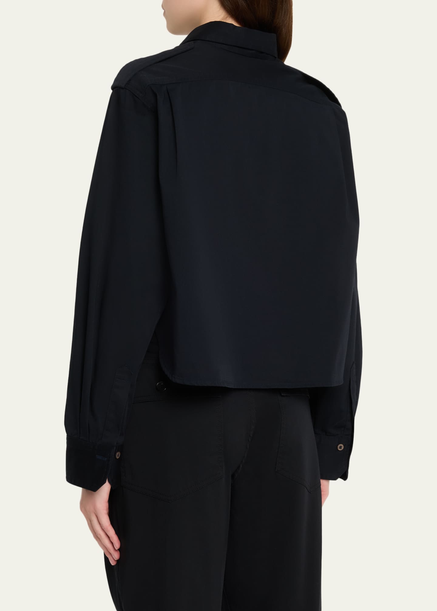 A.L.C. Nico Button-Front Shirt - Bergdorf Goodman