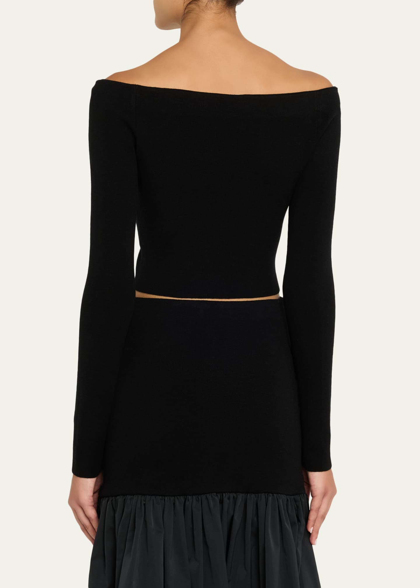 A.L.C. Jo Off-The-Shoulder Crop Top - Bergdorf Goodman