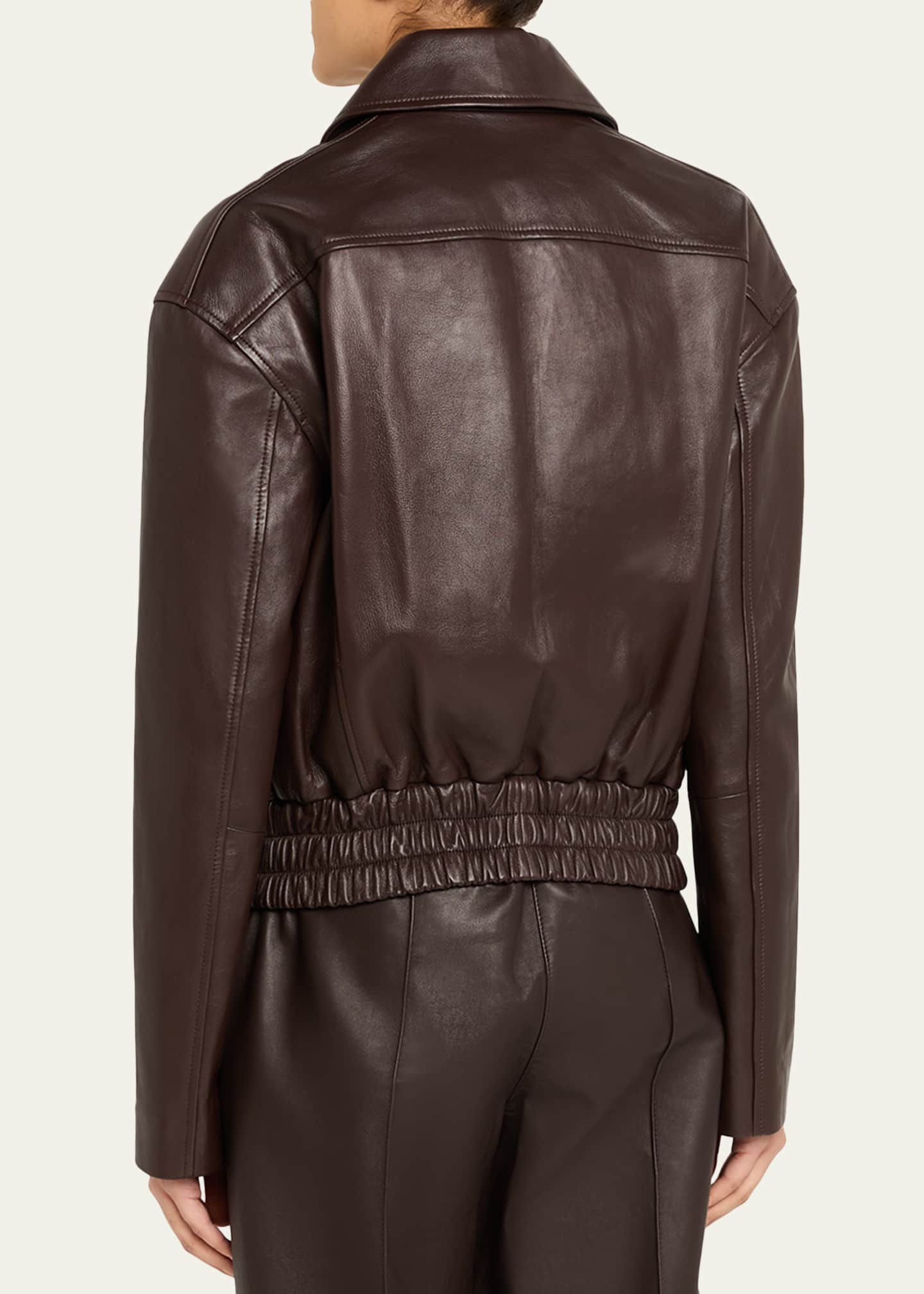 A.L.C. Otto Leather Bomber Jacket - Bergdorf Goodman