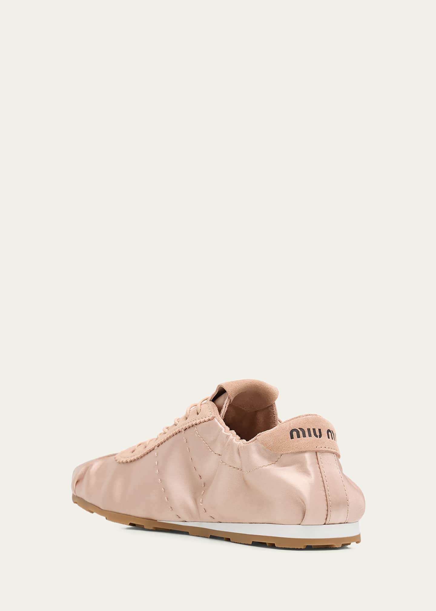Miu Miu Satin Retro Runner Sneakers - Bergdorf Goodman