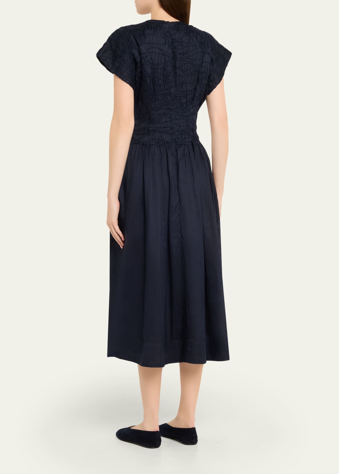 Sea Imogen Ramie Midi Dress - Bergdorf Goodman