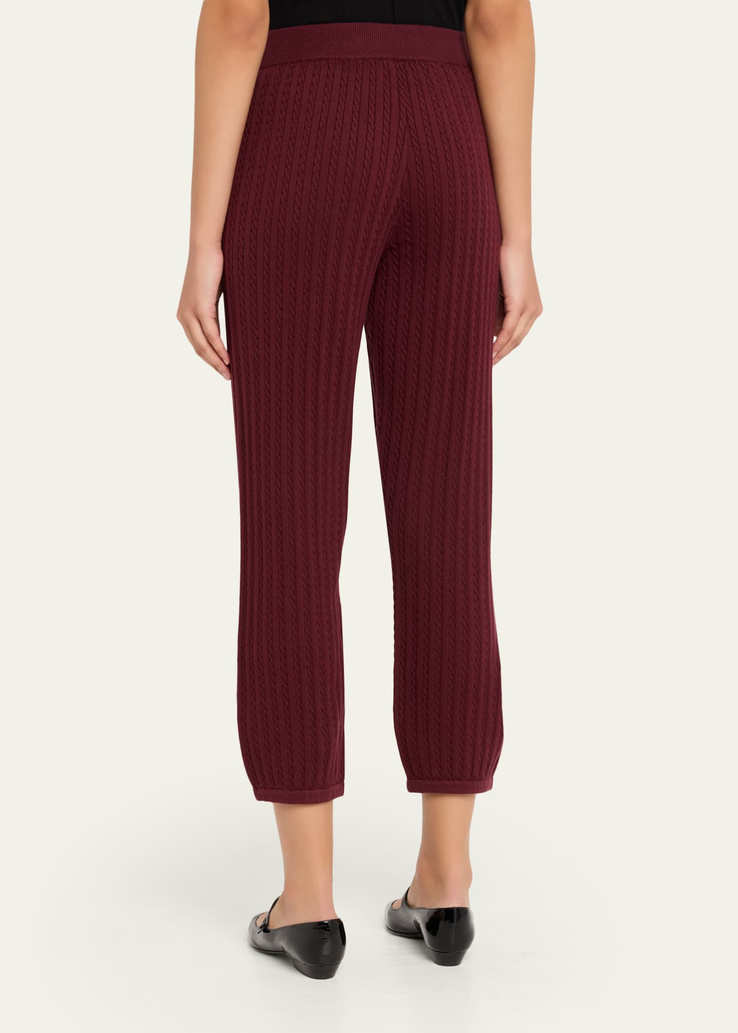 SIMKHAI Tillie Cashmere-Cotton Travel Pants - Bergdorf Goodman