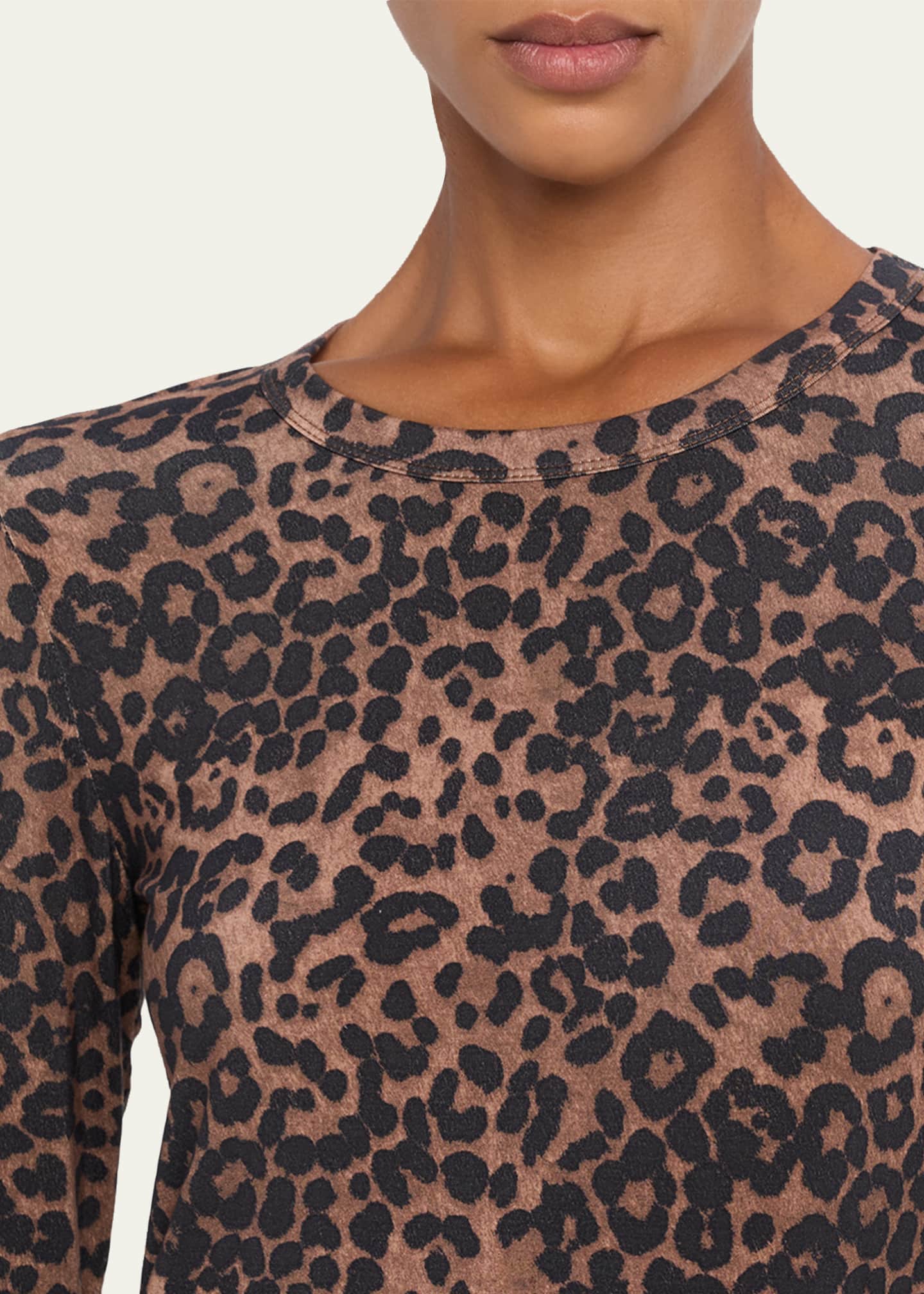 Rag & Bone Luca Long-Sleeve Leopard Tee - Bergdorf Goodman