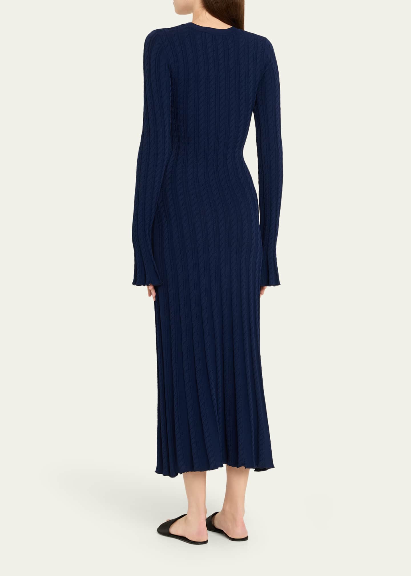 Sea Rhea Cable-Knit Midi Dress - Bergdorf Goodman