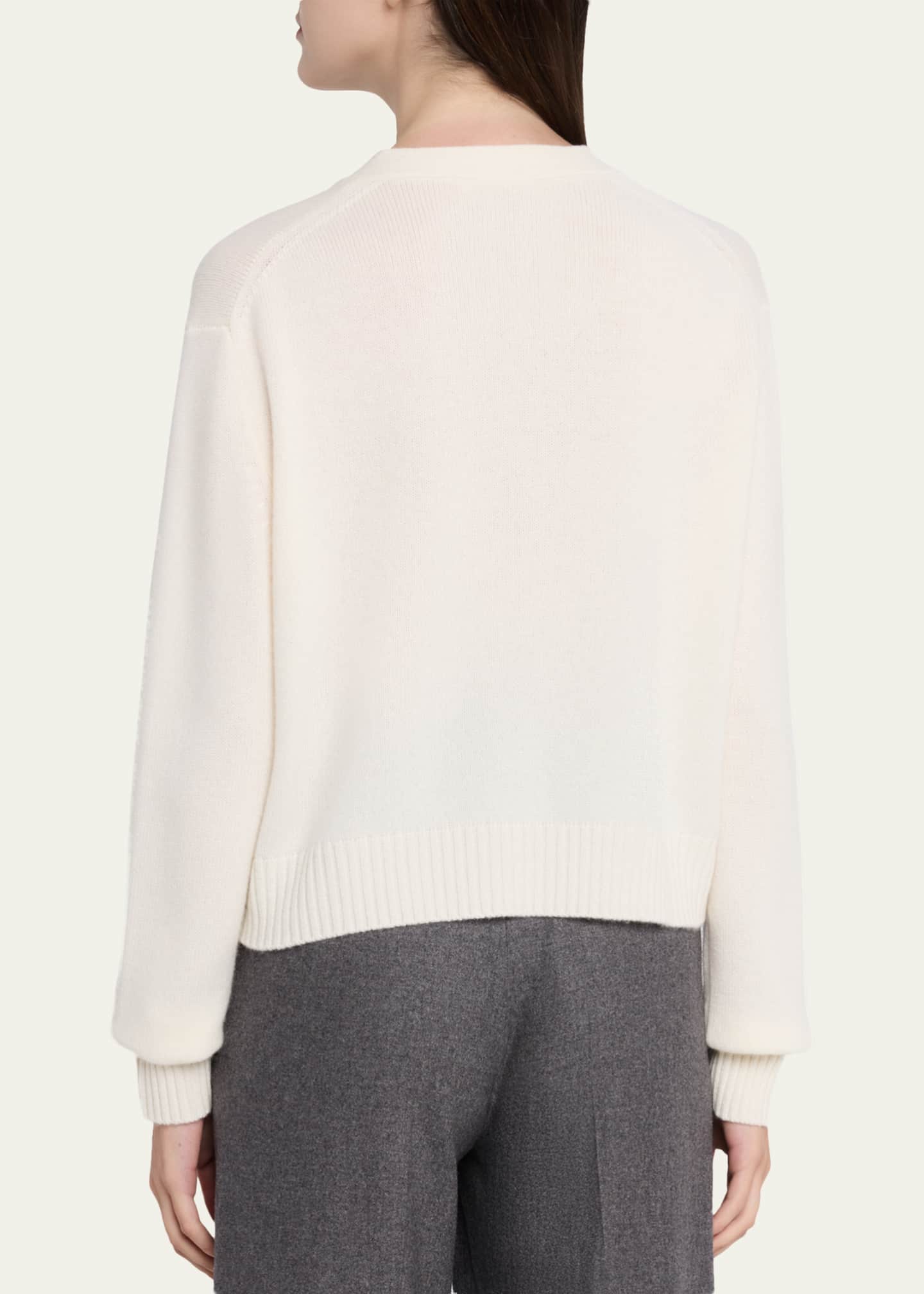 Lisa Yang Marion Cashmere-Silk V-Neck Cardigan - Bergdorf Goodman