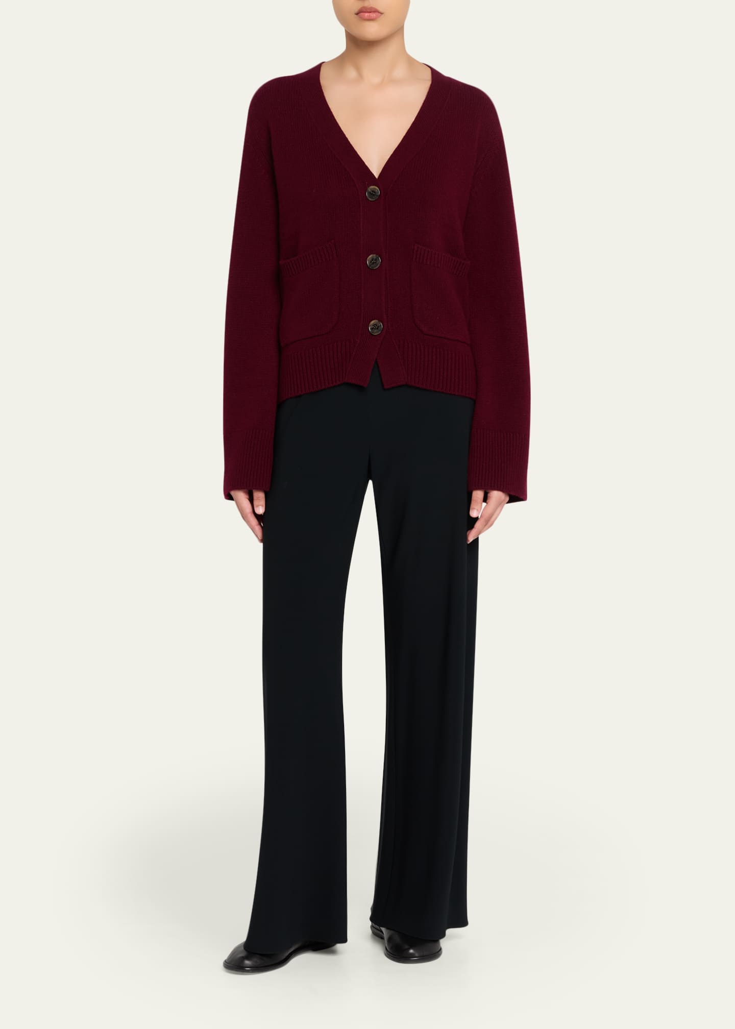 Lisa Yang Danni Cashmere V-Neck Cardigan - Bergdorf Goodman