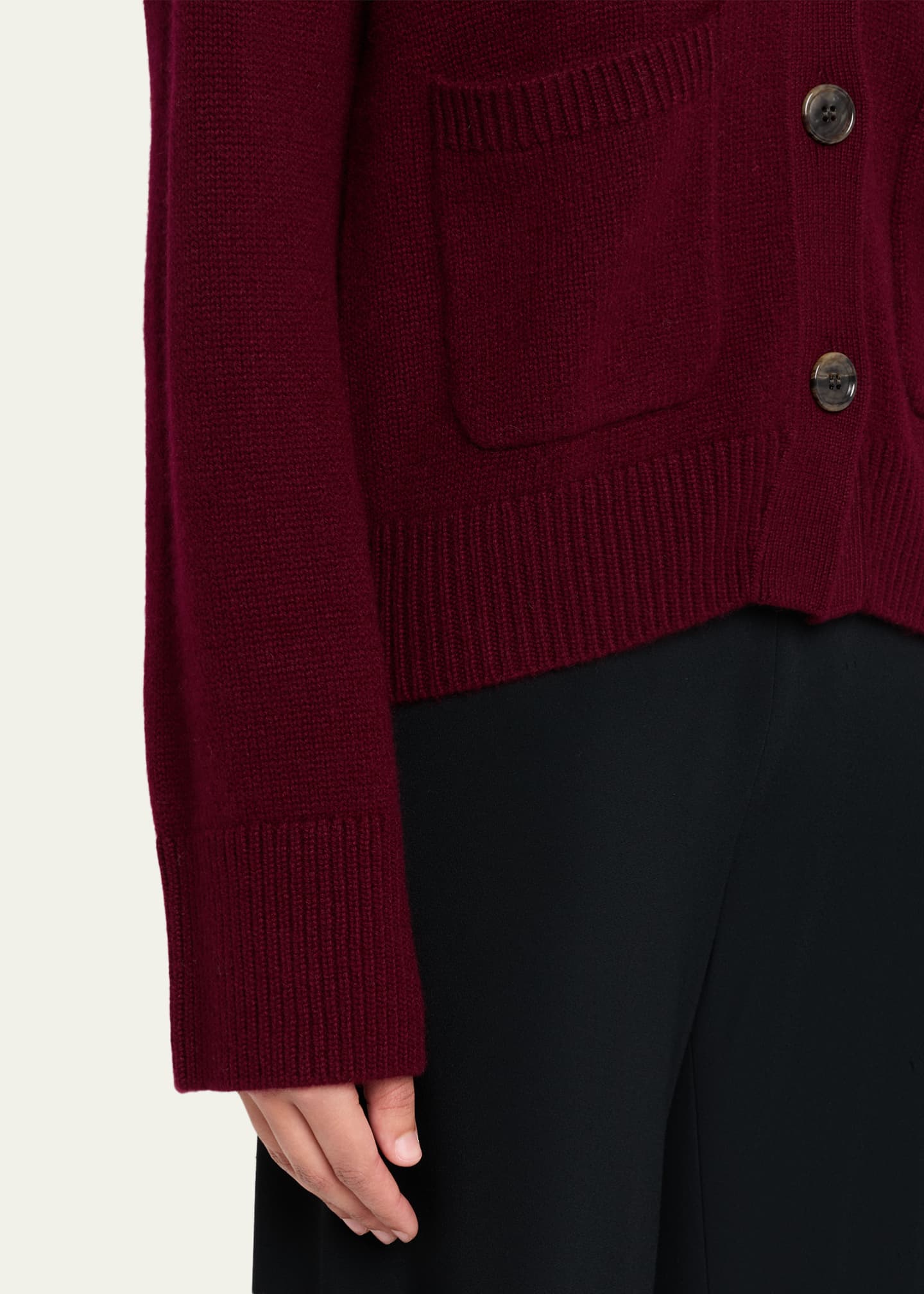 Lisa Yang Danni Cashmere V-Neck Cardigan - Bergdorf Goodman
