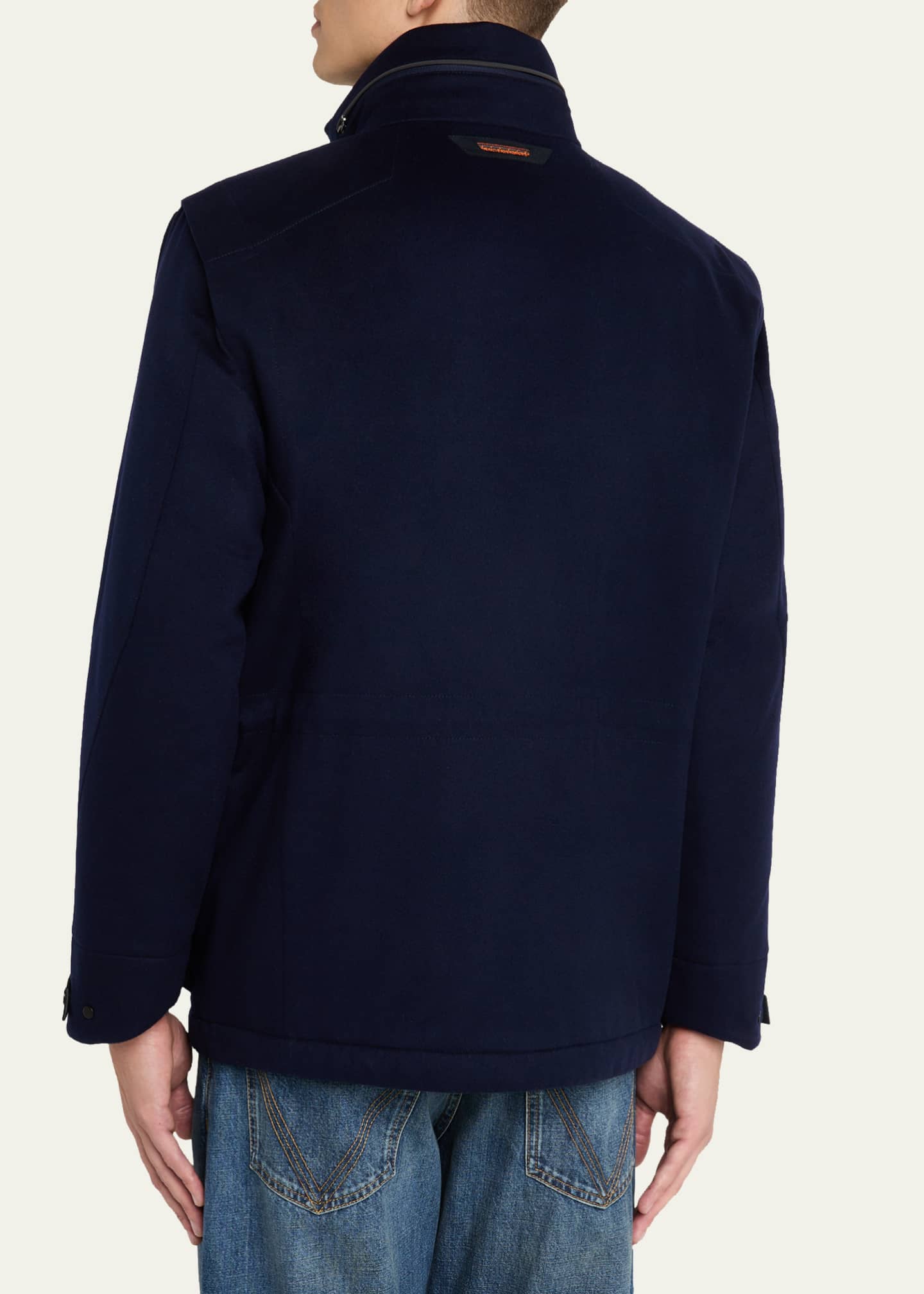 Sease Men's Uptown Padded Cashmere Parka Jacket - Bergdorf Goodman