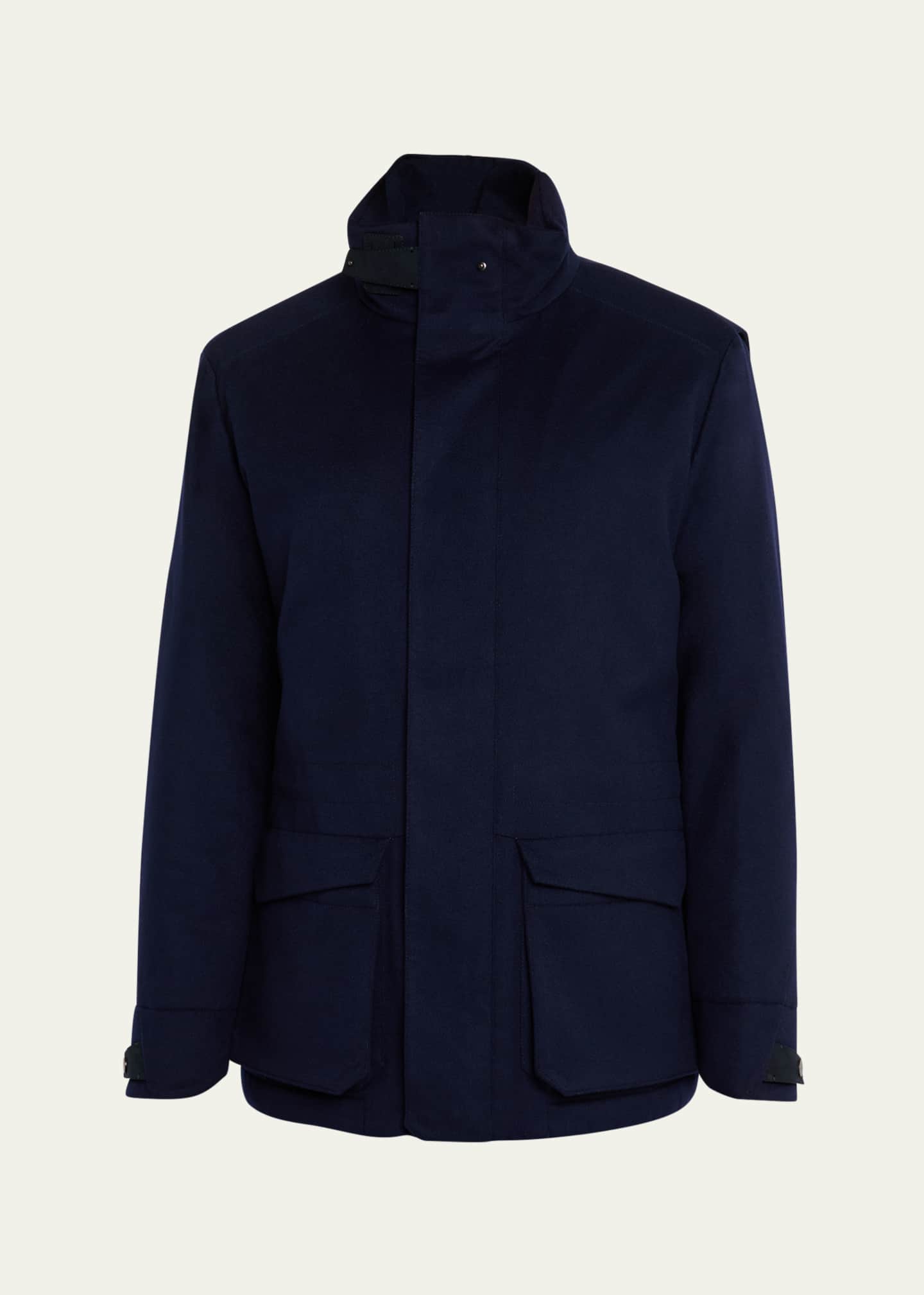 Sease Men's Uptown Padded Cashmere Parka Jacket - Bergdorf Goodman