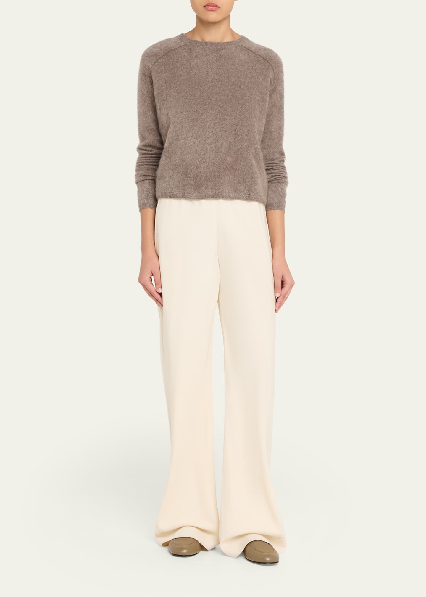 Lisa Yang Fride Short-Sleeved Mock-Neck Cashmere Sweater - Bergdorf Goodman