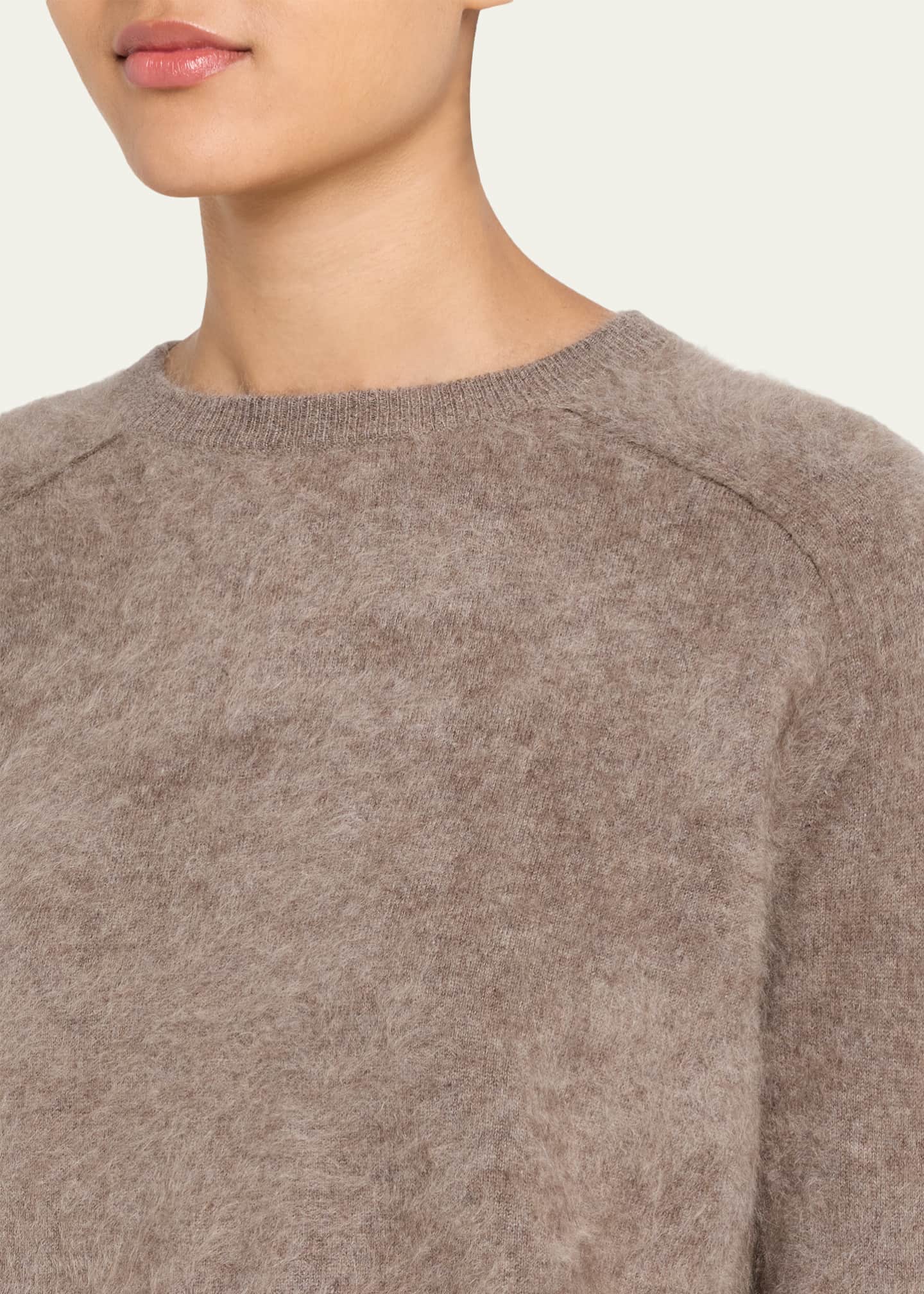 Lisa Yang Fride Short-Sleeved Mock-Neck Cashmere Sweater - Bergdorf Goodman