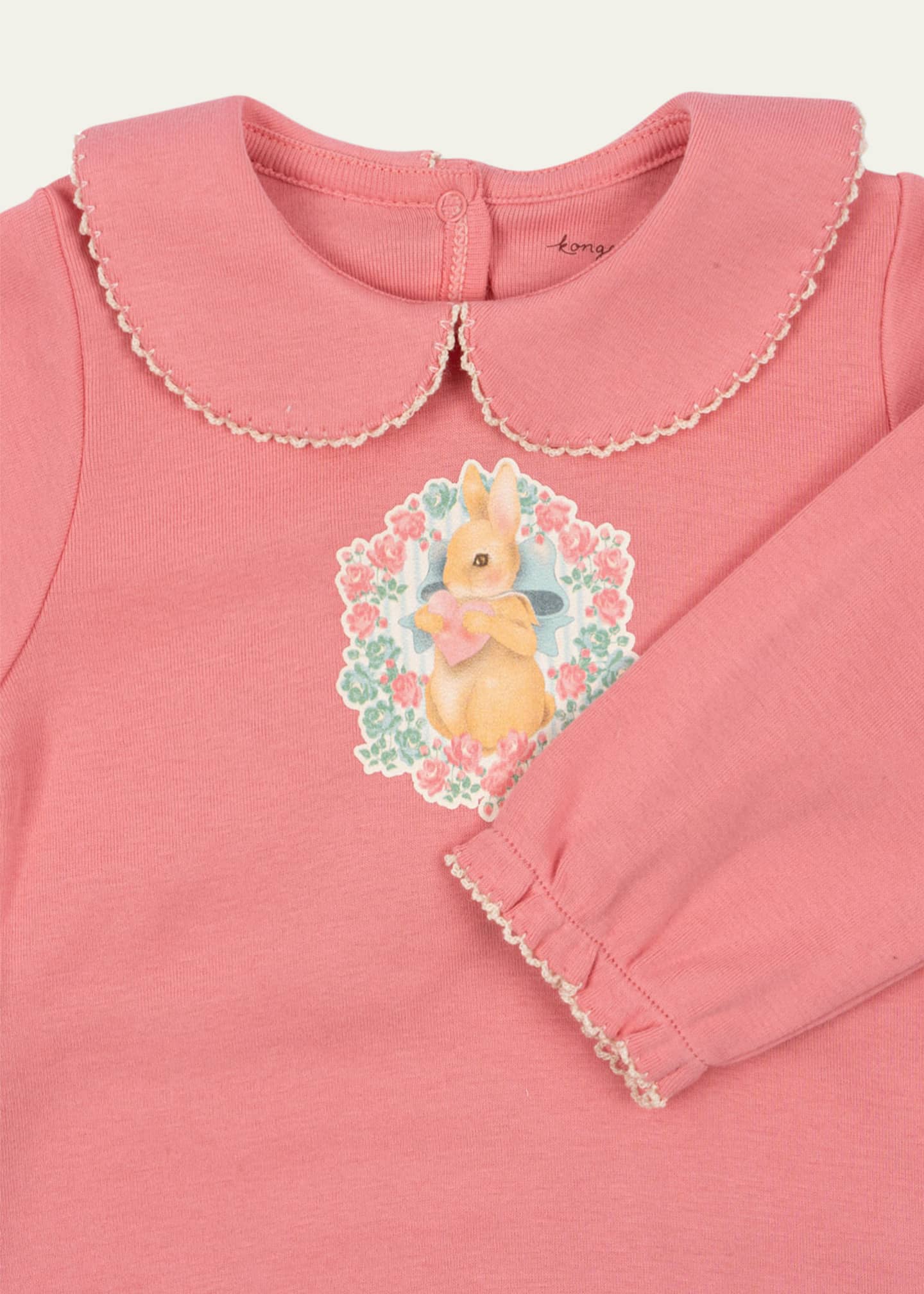 Konges Slojd Girl's Coty Picot Coverall & Lovie Gift Set, Size 0M-9M ...