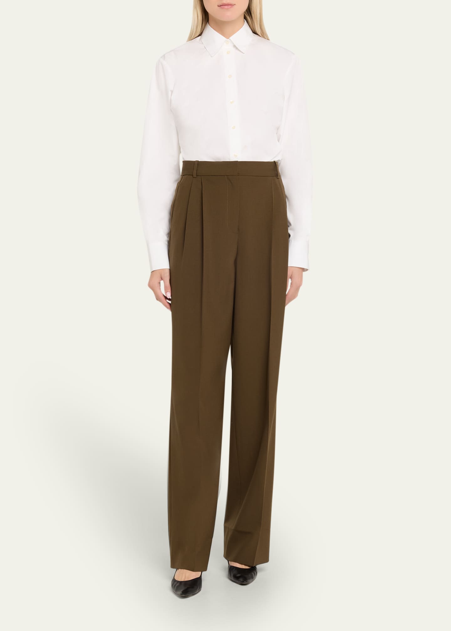 Rohe Shaped Cotton Poplin Shirt - Bergdorf Goodman