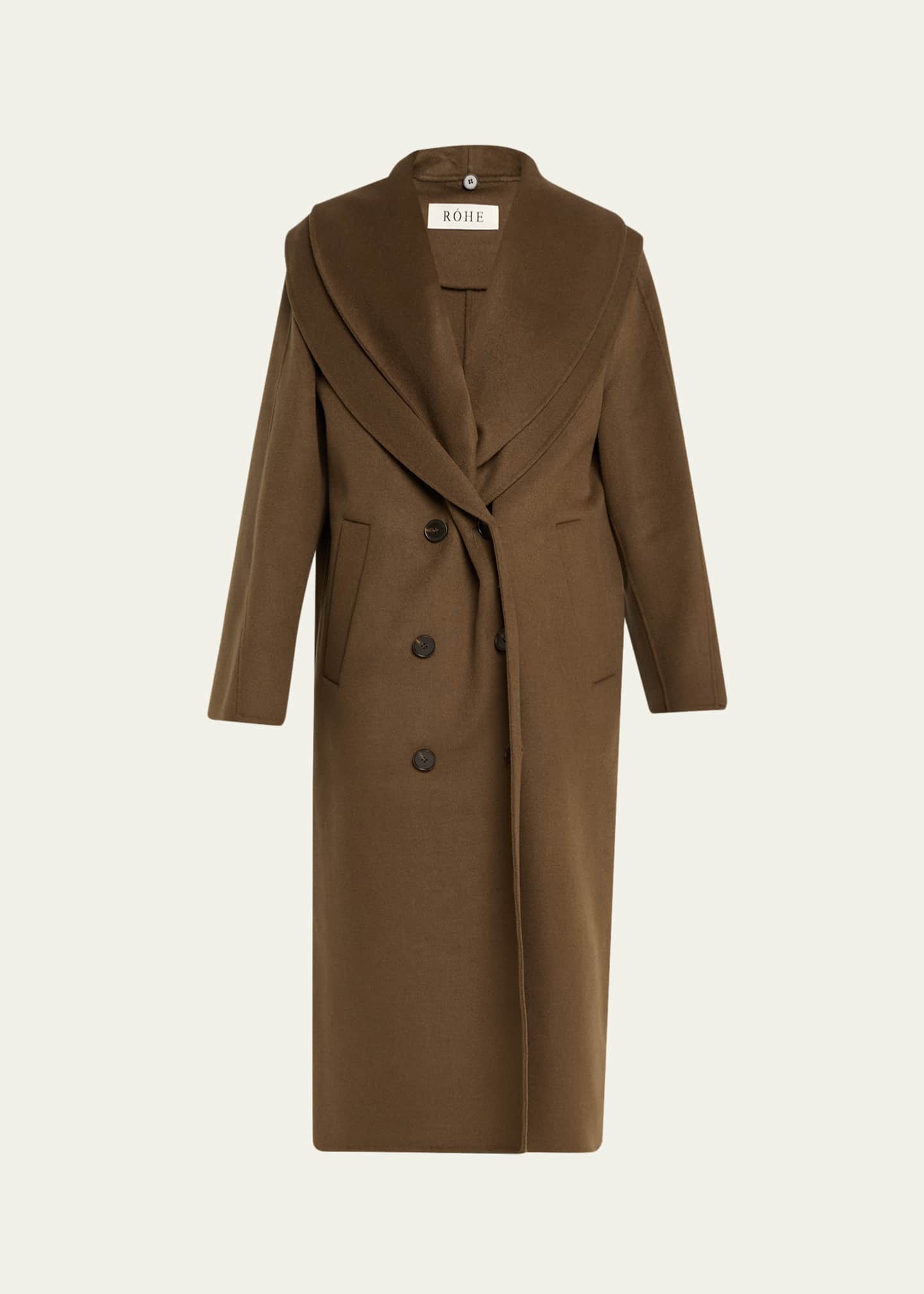 Rohe Double-Face Wool Scarf Coat - Bergdorf Goodman