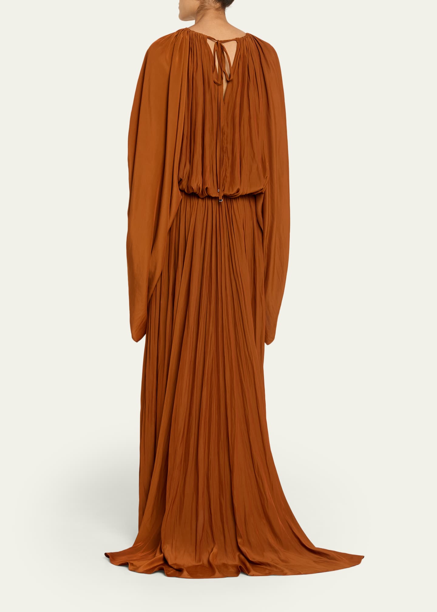 Lanvin Pleated Waisted Gown - Bergdorf Goodman