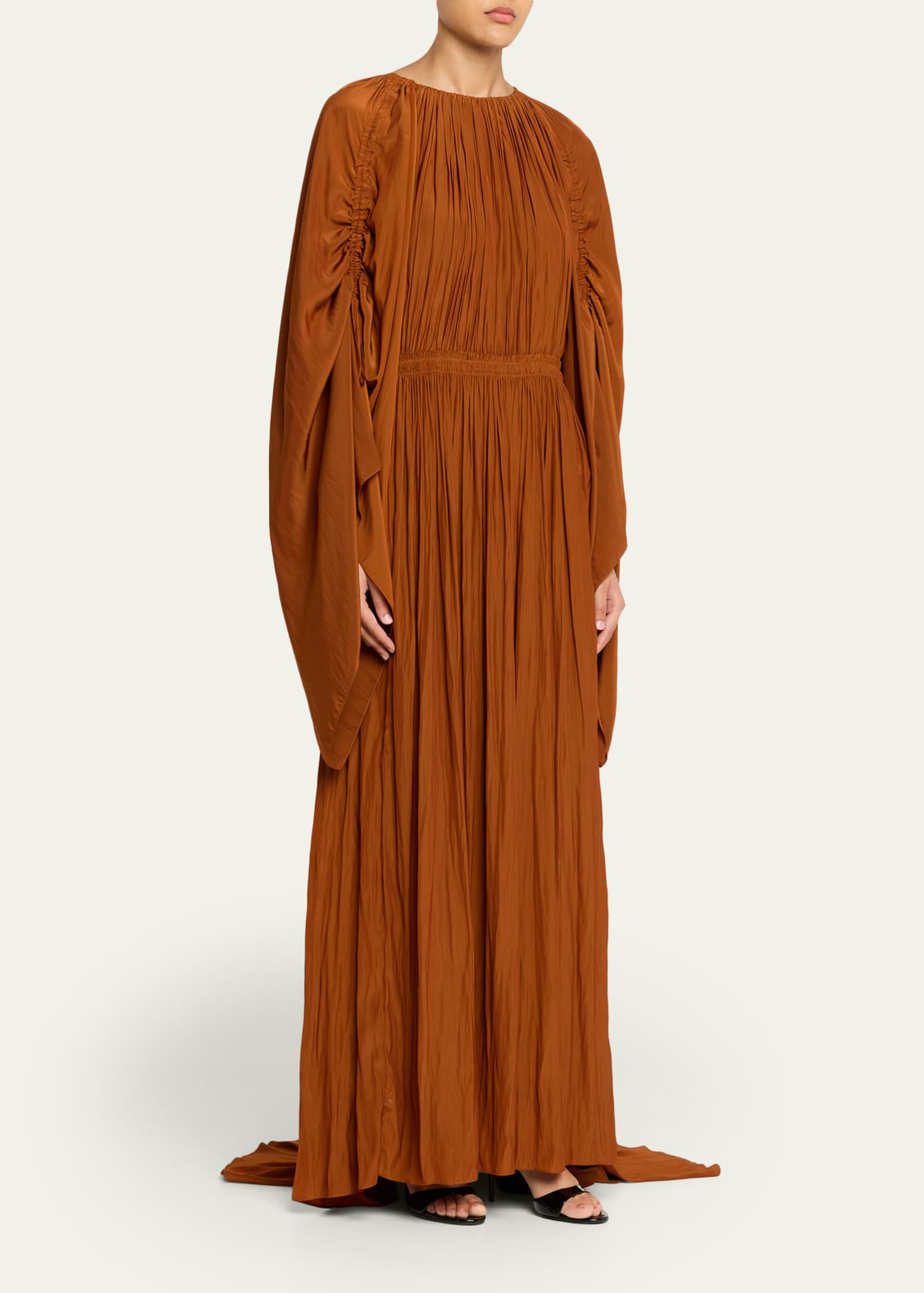 Lanvin Pleated Waisted Gown - Bergdorf Goodman