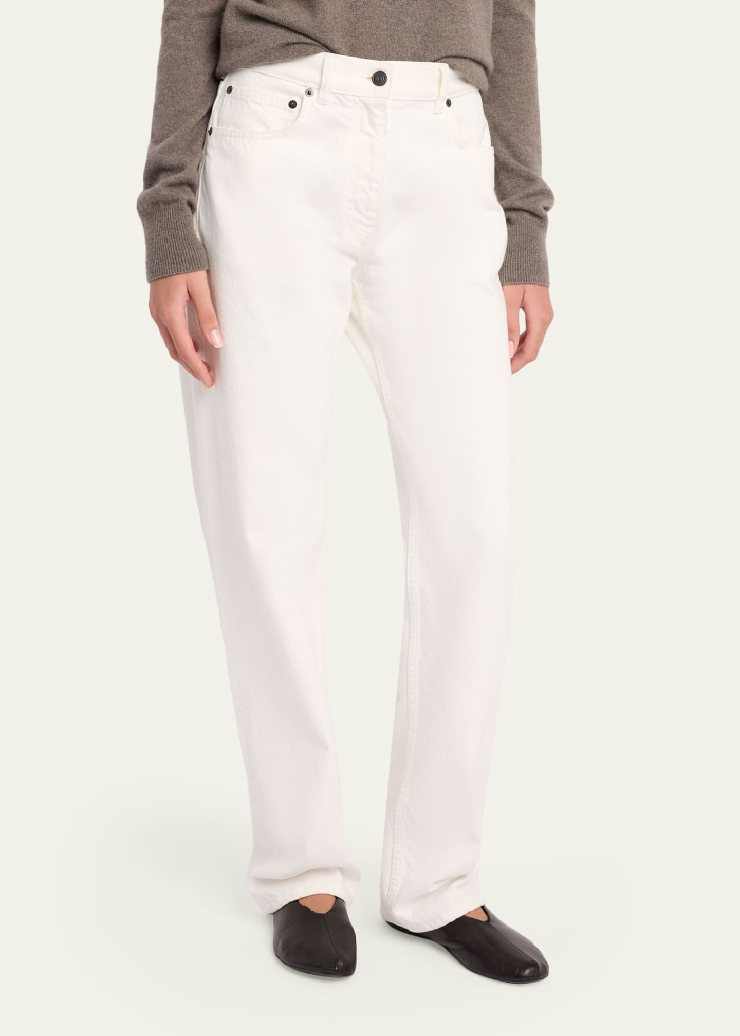 THE ROW Burty Straight-Leg Jeans - Bergdorf Goodman