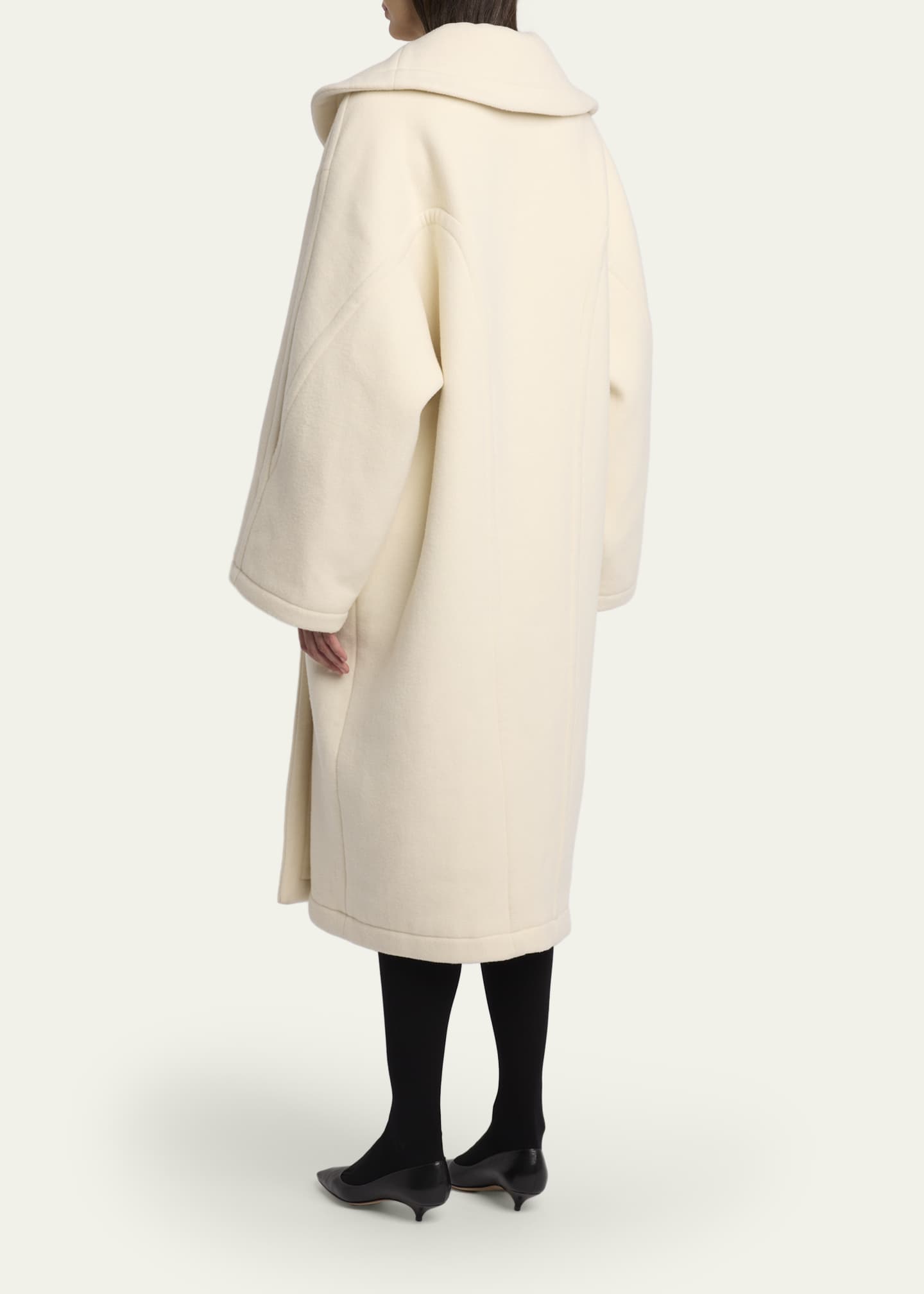 THE ROW Regino Double-Breasted Oversized Wool Coat - Bergdorf Goodman