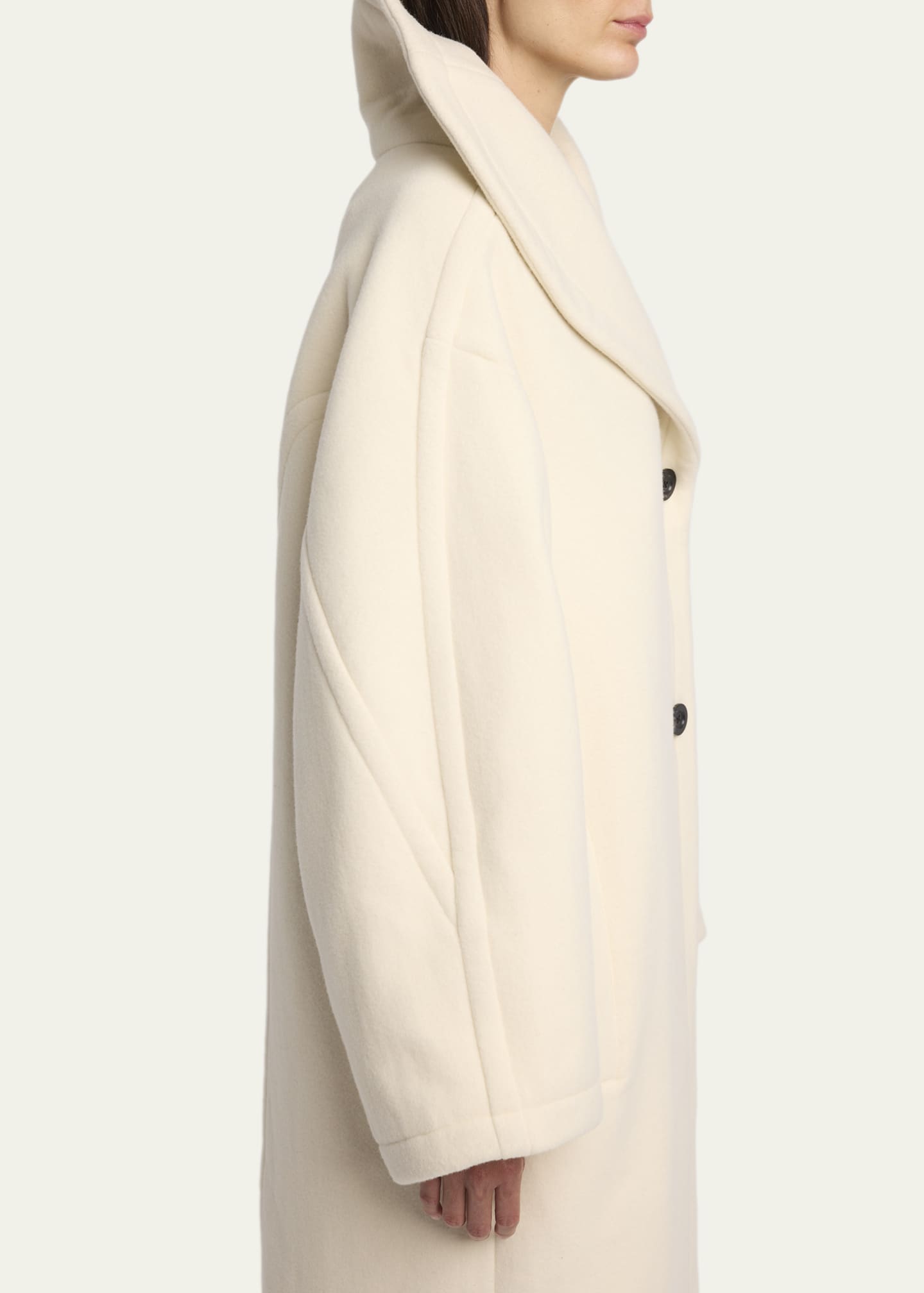 THE ROW Regino Double-Breasted Oversized Wool Coat - Bergdorf Goodman