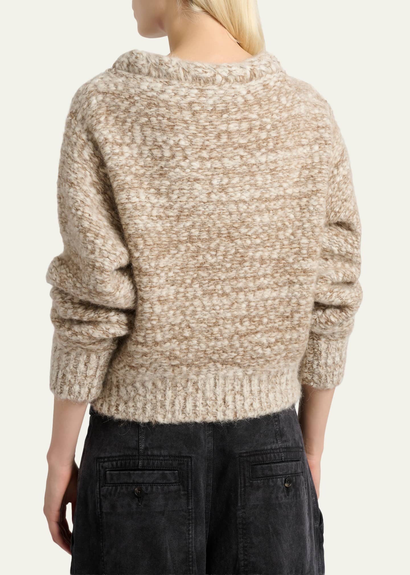 Isabel Marant Dorota Cable-Knit Sweater - Bergdorf Goodman