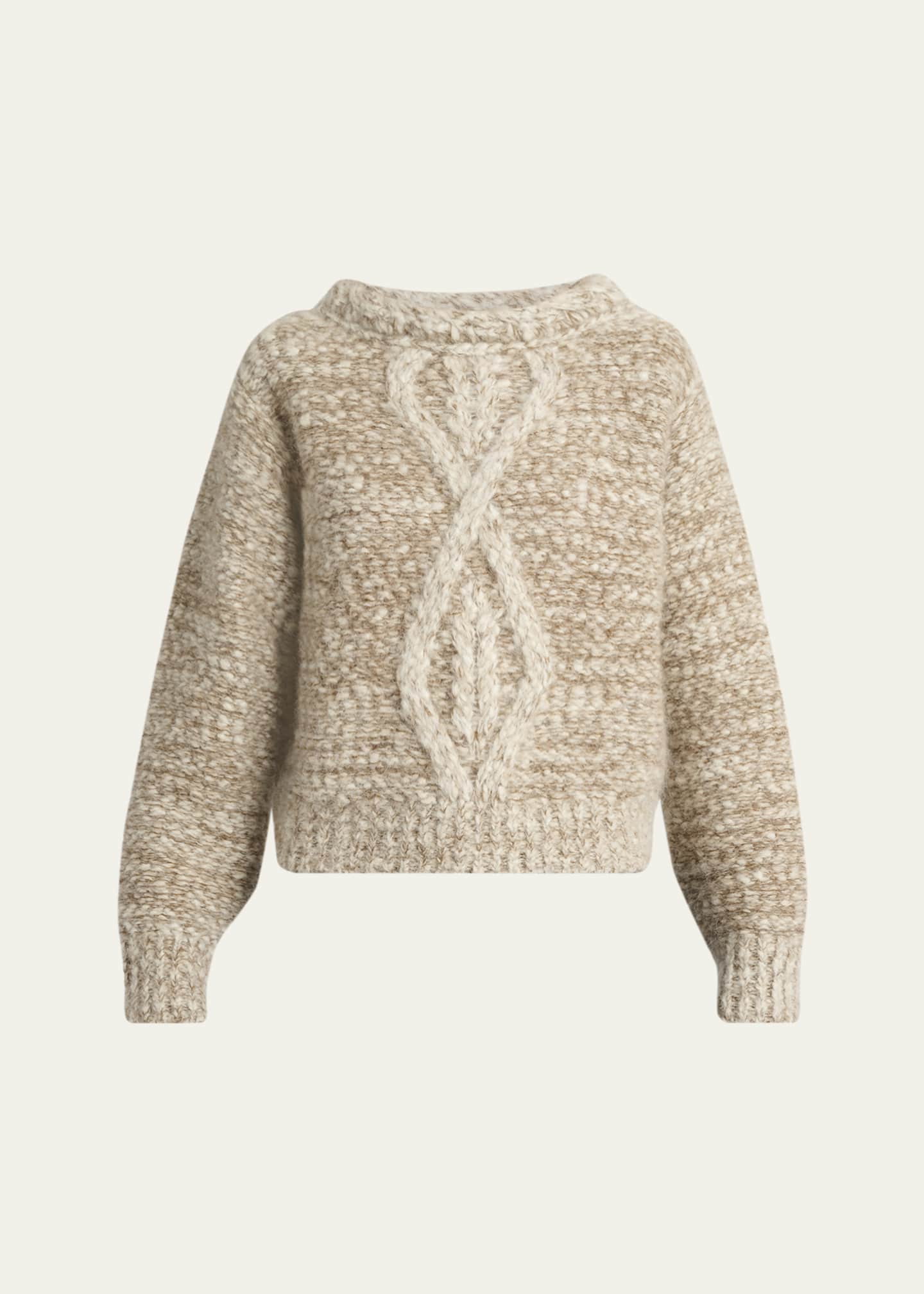 Isabel Marant Dorota Cable-Knit Sweater - Bergdorf Goodman