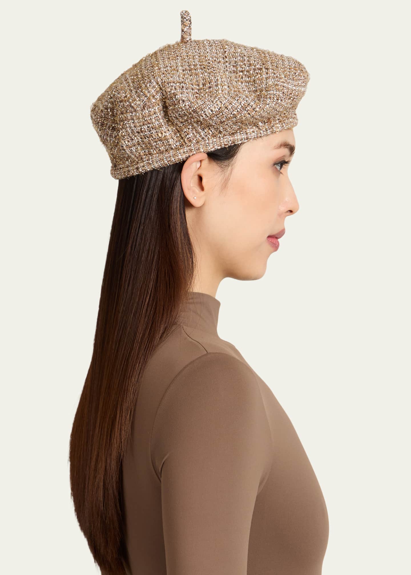 Eugenia Kim Carter Tweed Beret - Bergdorf Goodman