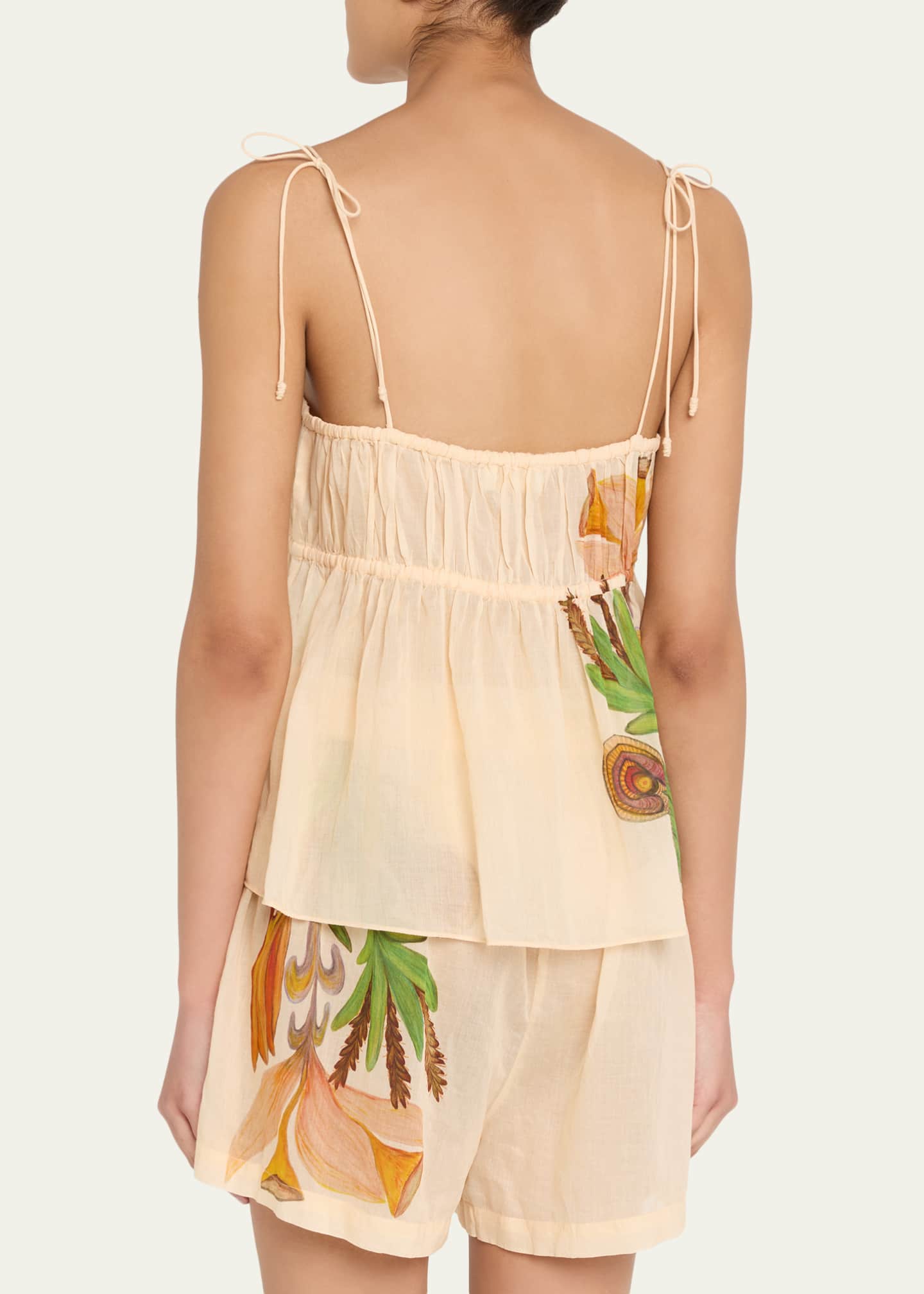 Ulla Johnson Water Blossoms Tallulah Coverup Top - Bergdorf Goodman