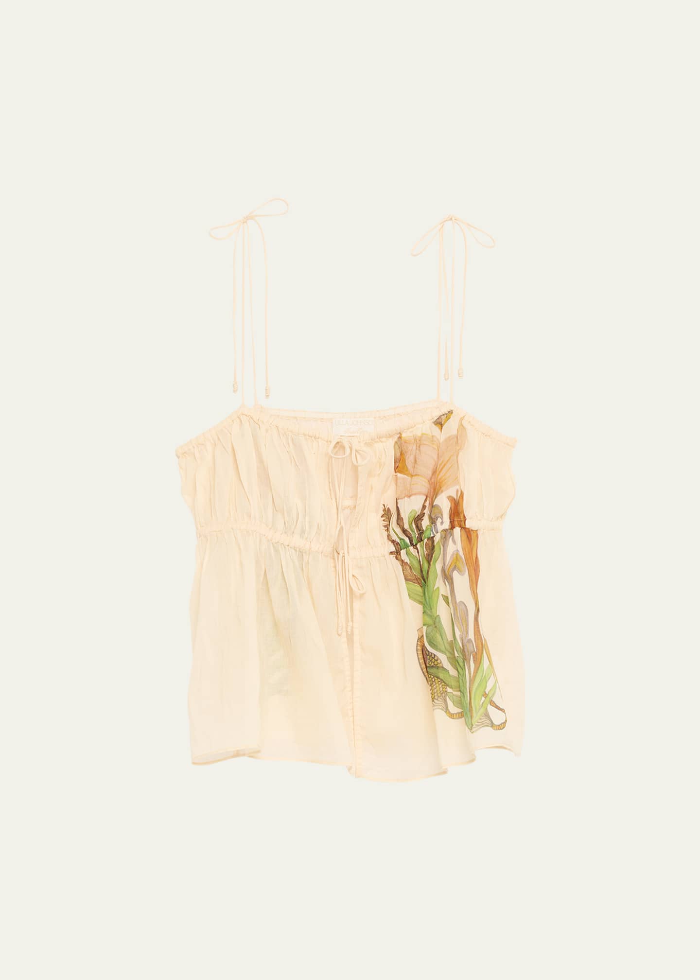 Ulla Johnson Water Blossoms Tallulah Coverup Top - Bergdorf Goodman