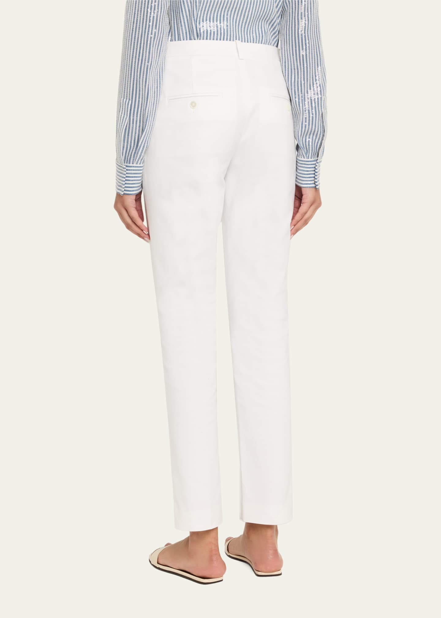 Michael Kors Collection Samantha Slim Double Crepe Pants - Bergdorf Goodman