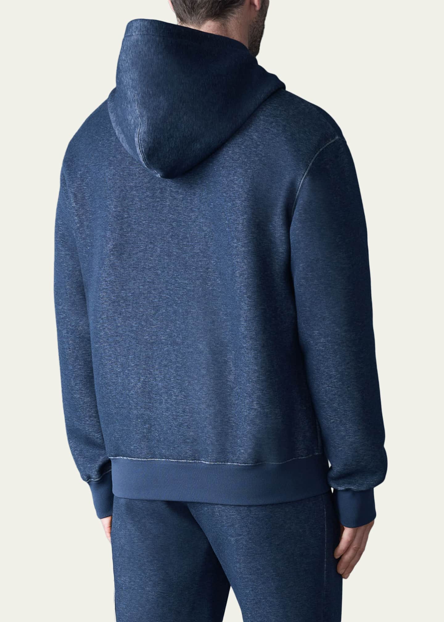 Mackage Men's Krystian Double-Face Jersey Logo Hoodie - Bergdorf Goodman