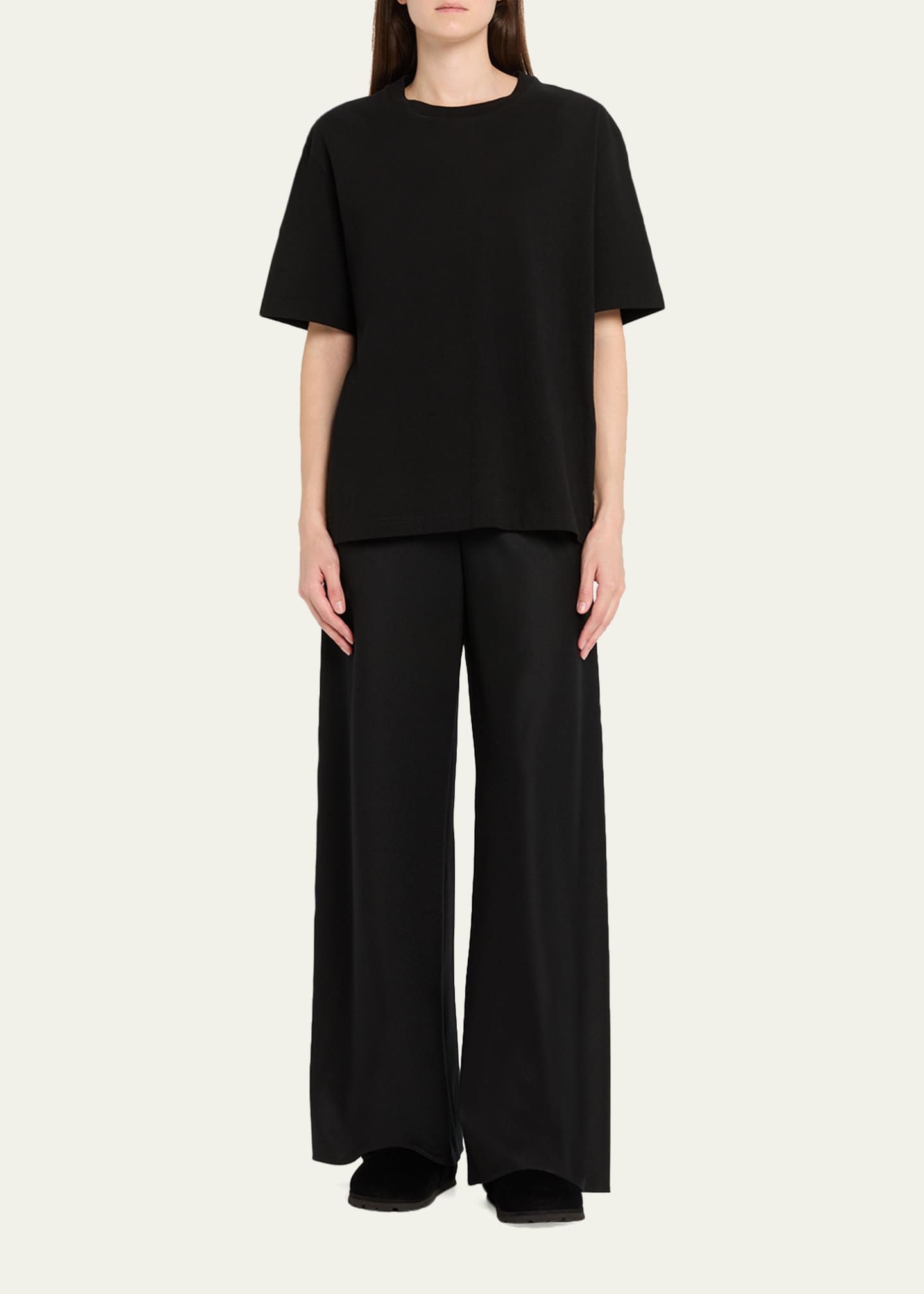 Stuart Weitzman Chrystie Shearling-Lined Corduroy Mules - Bergdorf Goodman