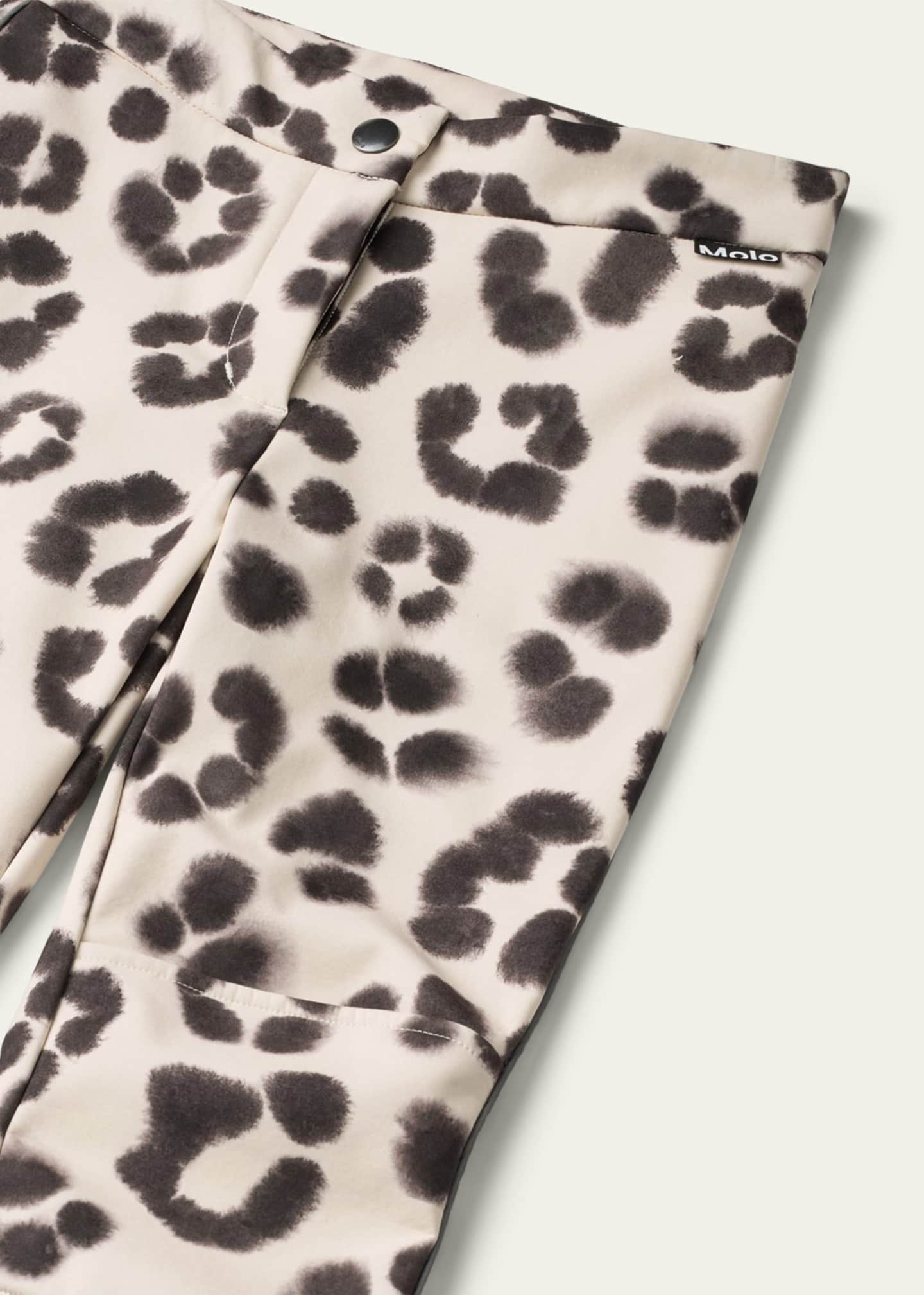 Molo Girl's Harlie Leopard-Print Ski Pants, Size 5-7 - Bergdorf Goodman