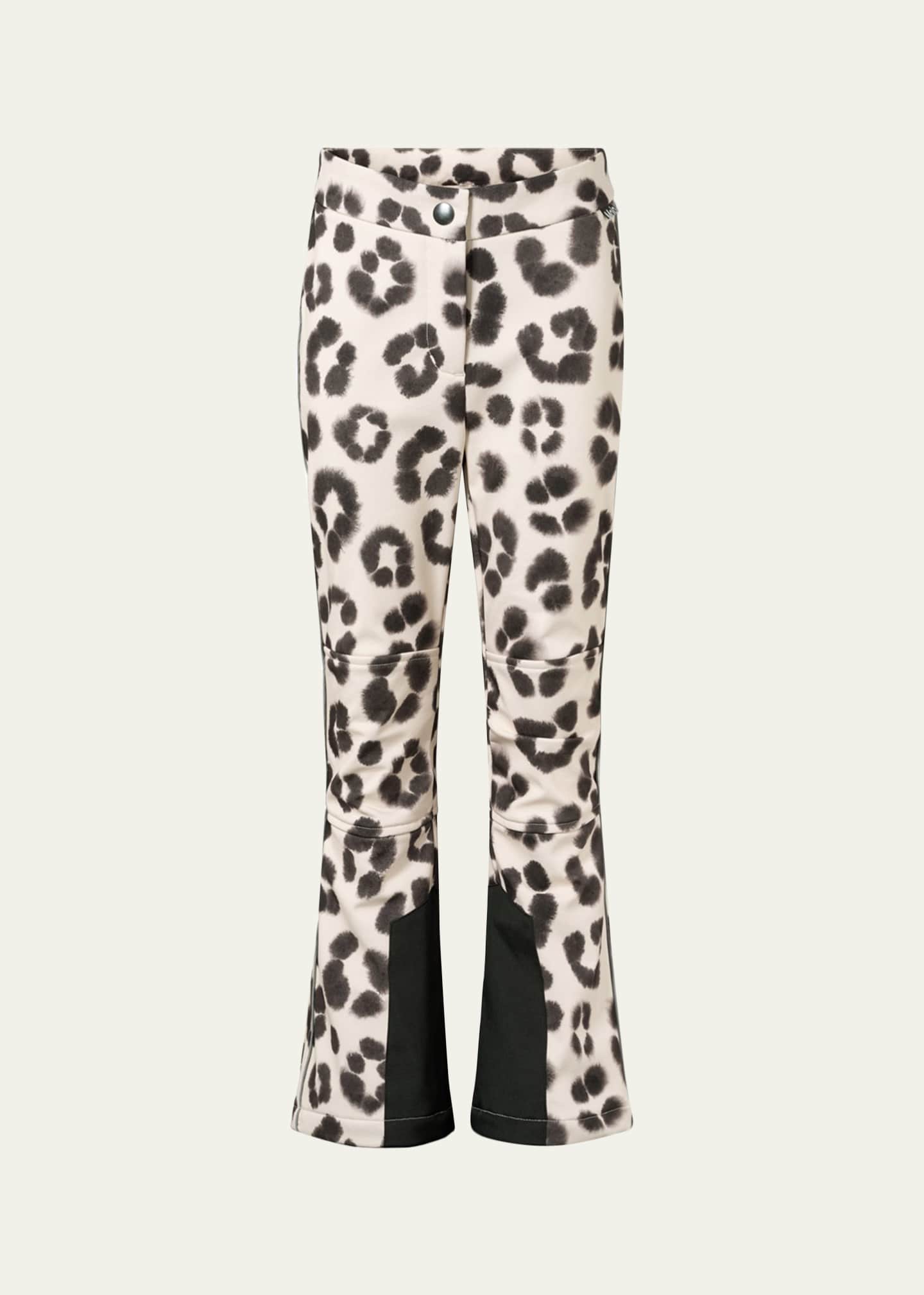 Molo Girl's Harlie Leopard-Print Ski Pants, Size 5-7 - Bergdorf Goodman