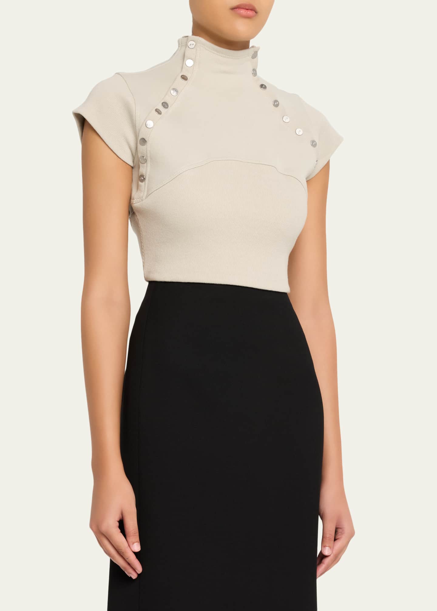 Jane Wade Snap Down Crop Top - Bergdorf Goodman