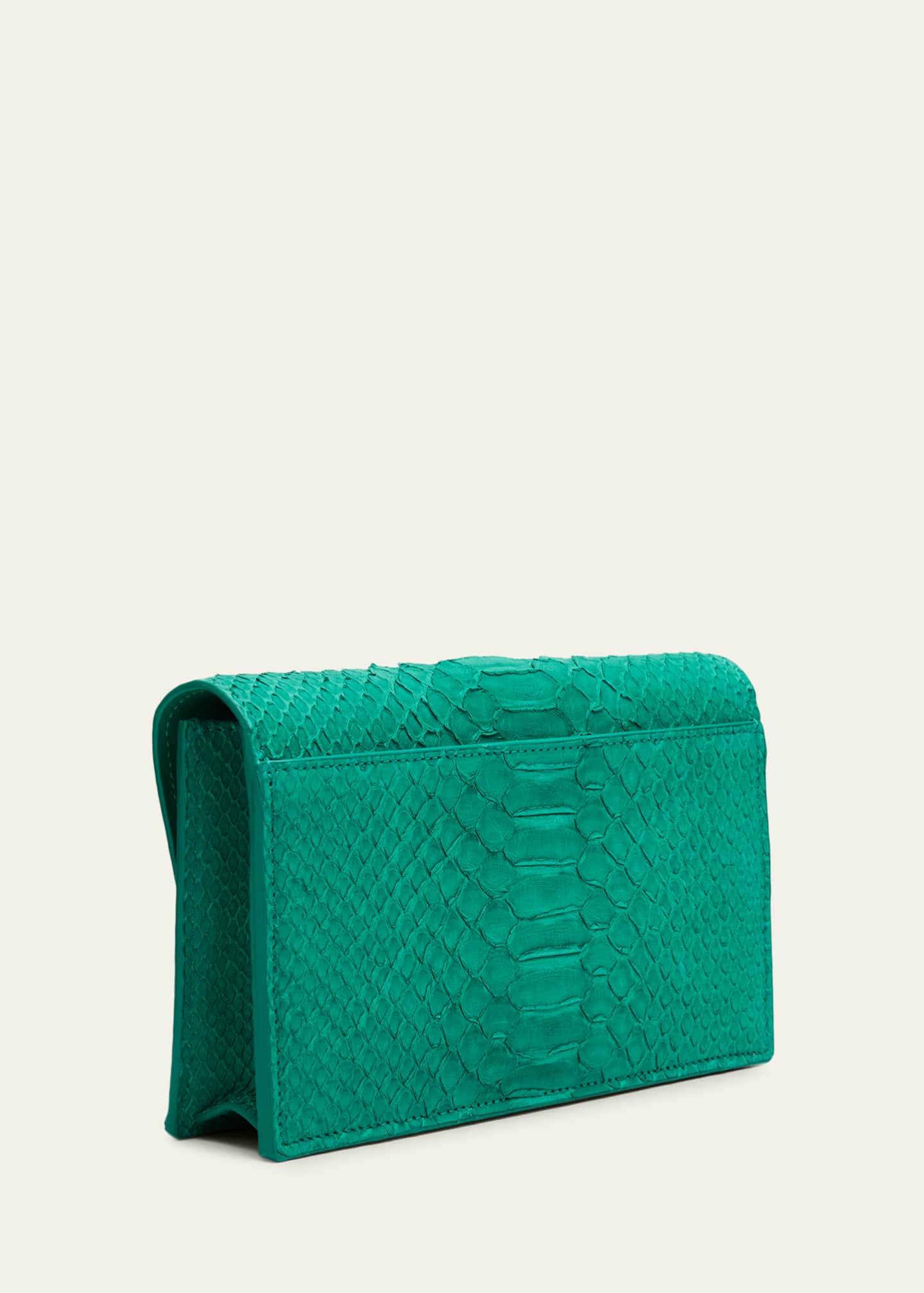 Akris Anouk Snakeskin Suede Envelope Clutch Bag - Bergdorf Goodman