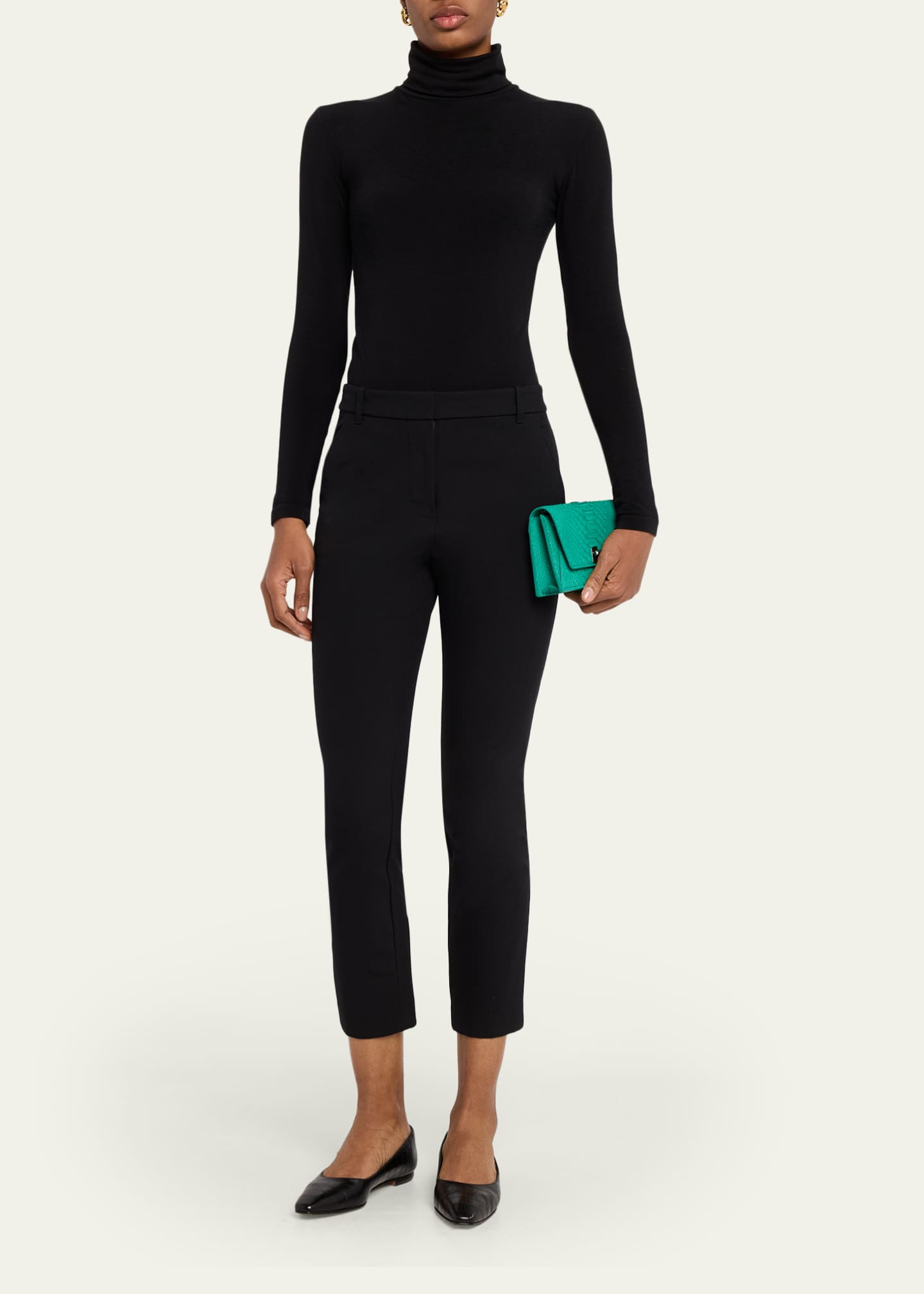 Akris Anouk Snakeskin Suede Envelope Clutch Bag - Bergdorf Goodman