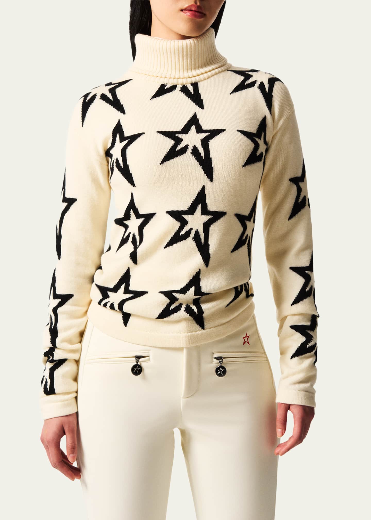 Perfect Moment Star Dust Turtleneck Sweater - Bergdorf Goodman