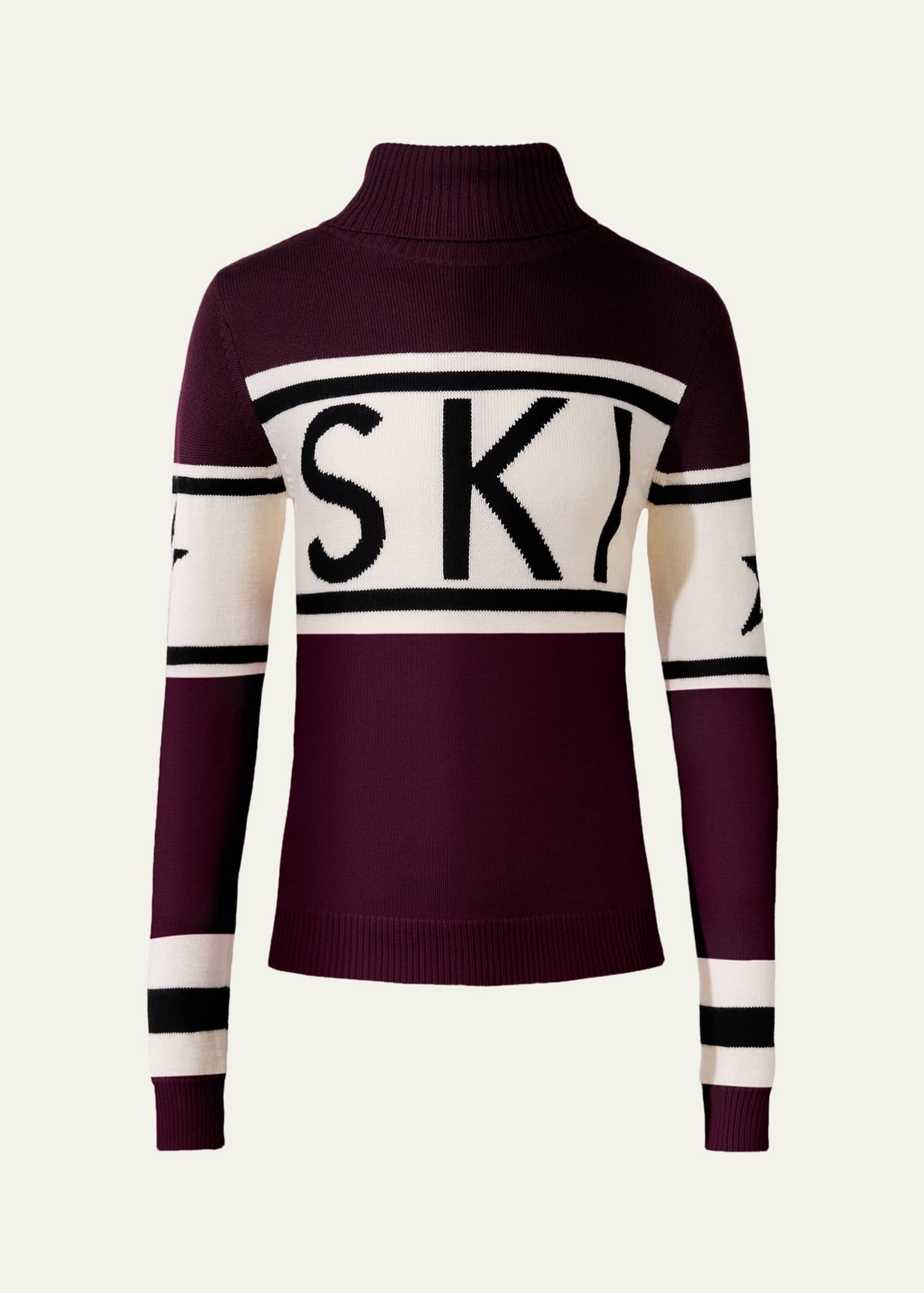 Perfect Moment Schild SKI Intarsia Turtleneck Sweater - Bergdorf Goodman