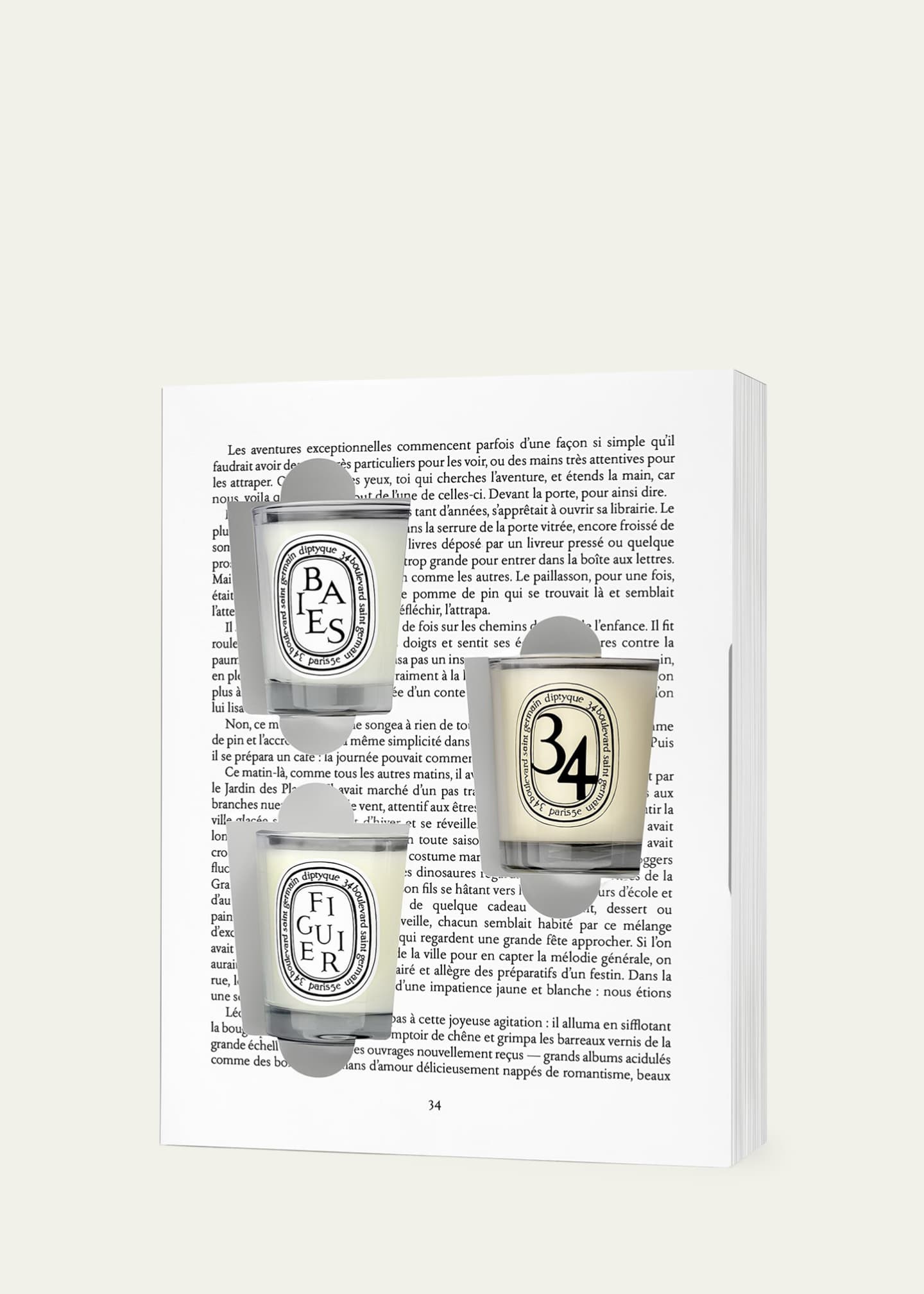 DIPTYQUE Holiday Candle Surprise Box Storybook, Set of 3 - Bergdorf Goodman