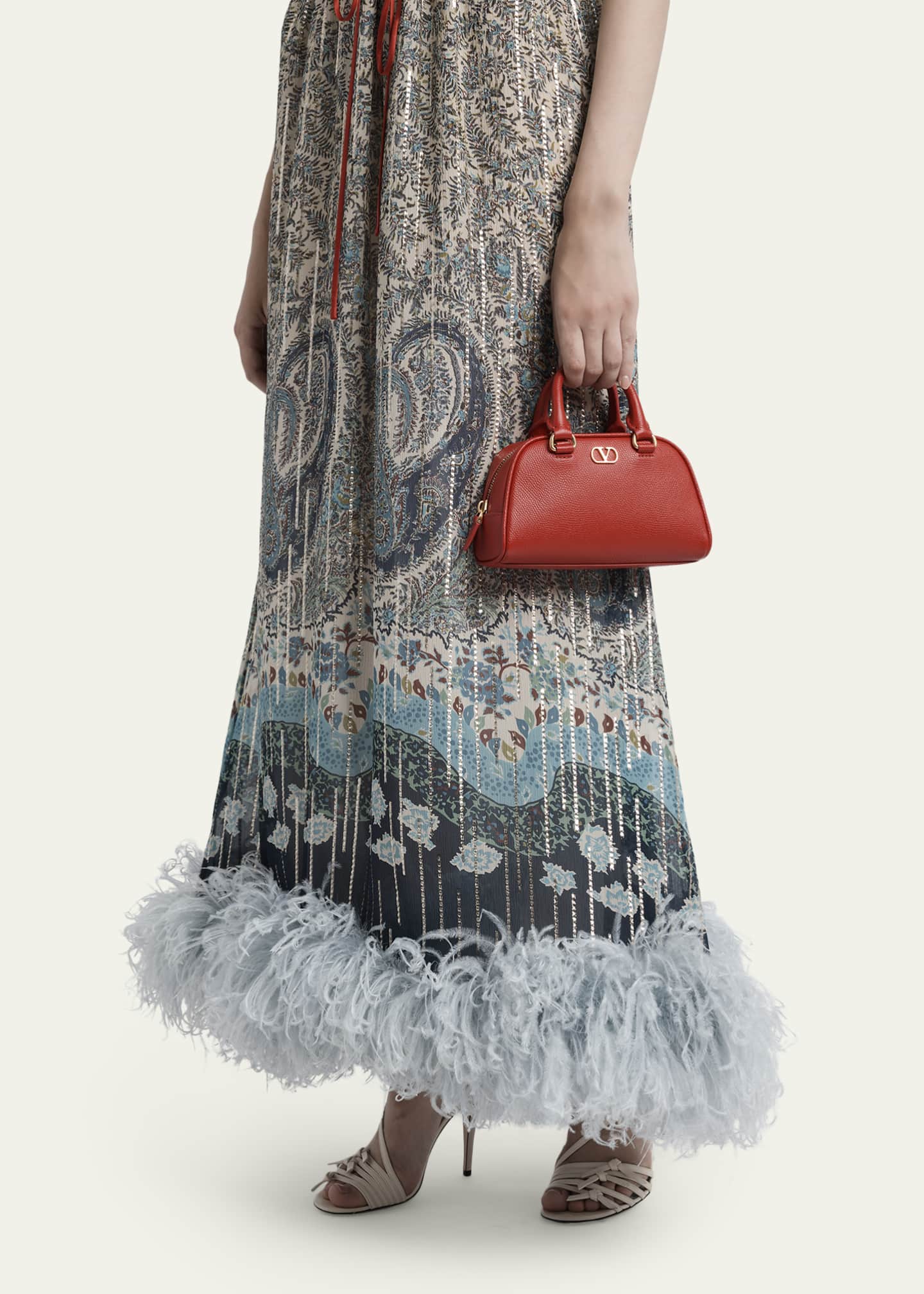 Valentino Garavani Dome Mini Leather Top-Handle Bag - Bergdorf Goodman