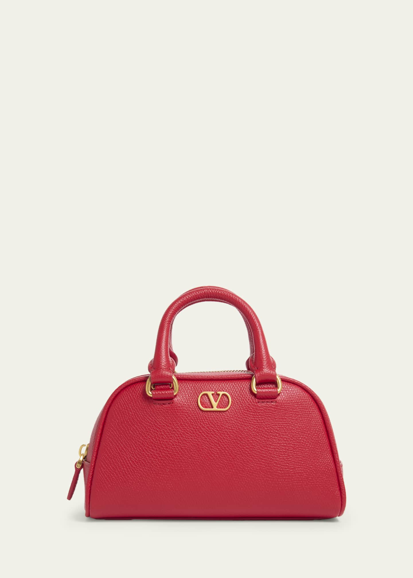 Valentino Garavani Dome Mini Leather Top-Handle Bag - Bergdorf Goodman