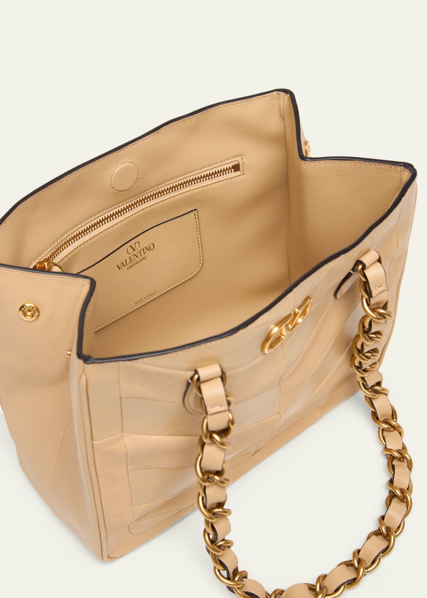 Valentino Garavani Laseine Small Nappa Leather Shopping Bag - Bergdorf ...