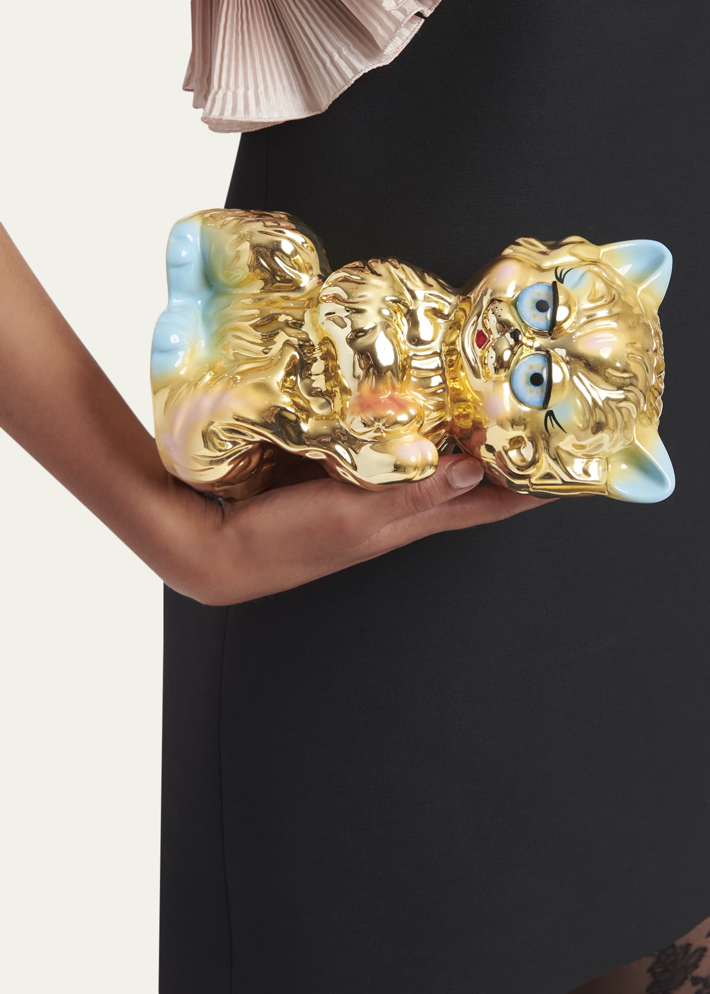 Valentino Garavani Chic Cat Minaudiere Clutch Bag - Bergdorf Goodman