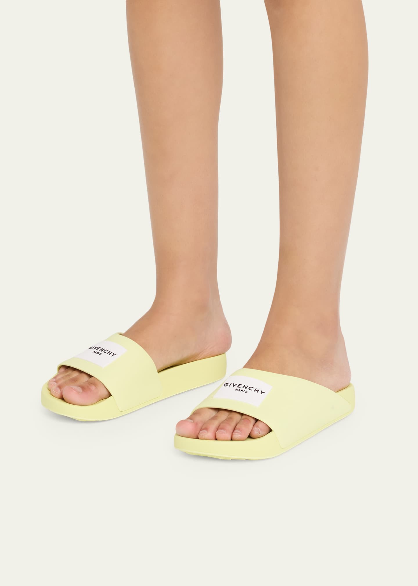 Givenchy Logo Label Slide Sandals - Bergdorf Goodman