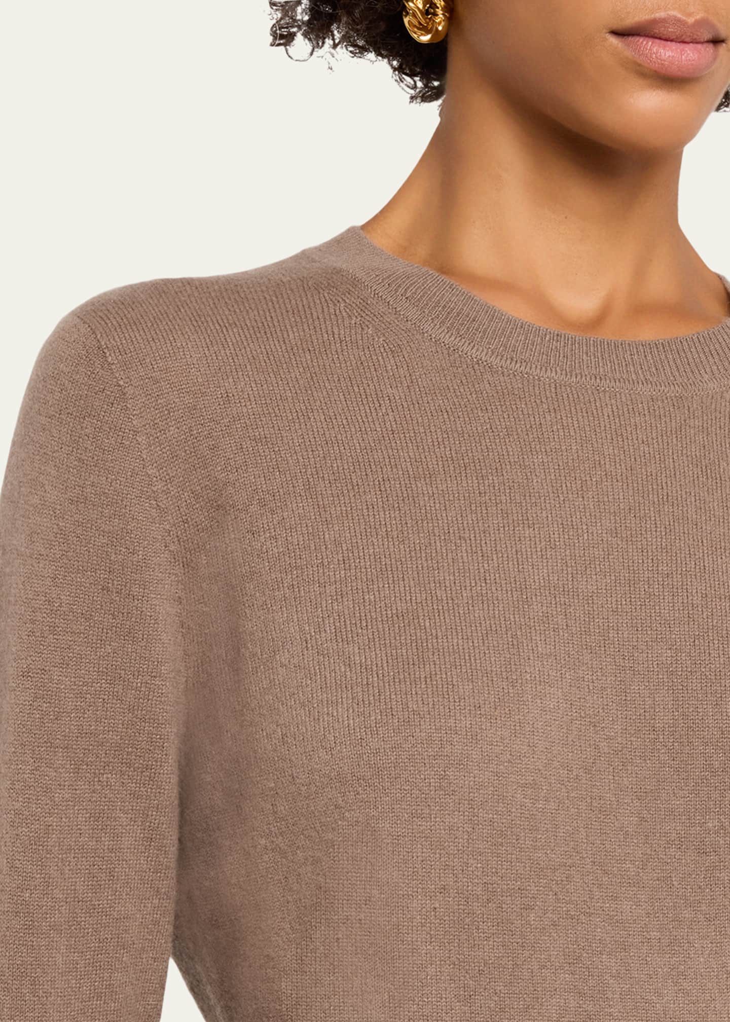 Joseph Crewneck Lightweight Cashmere Sweater - Bergdorf Goodman